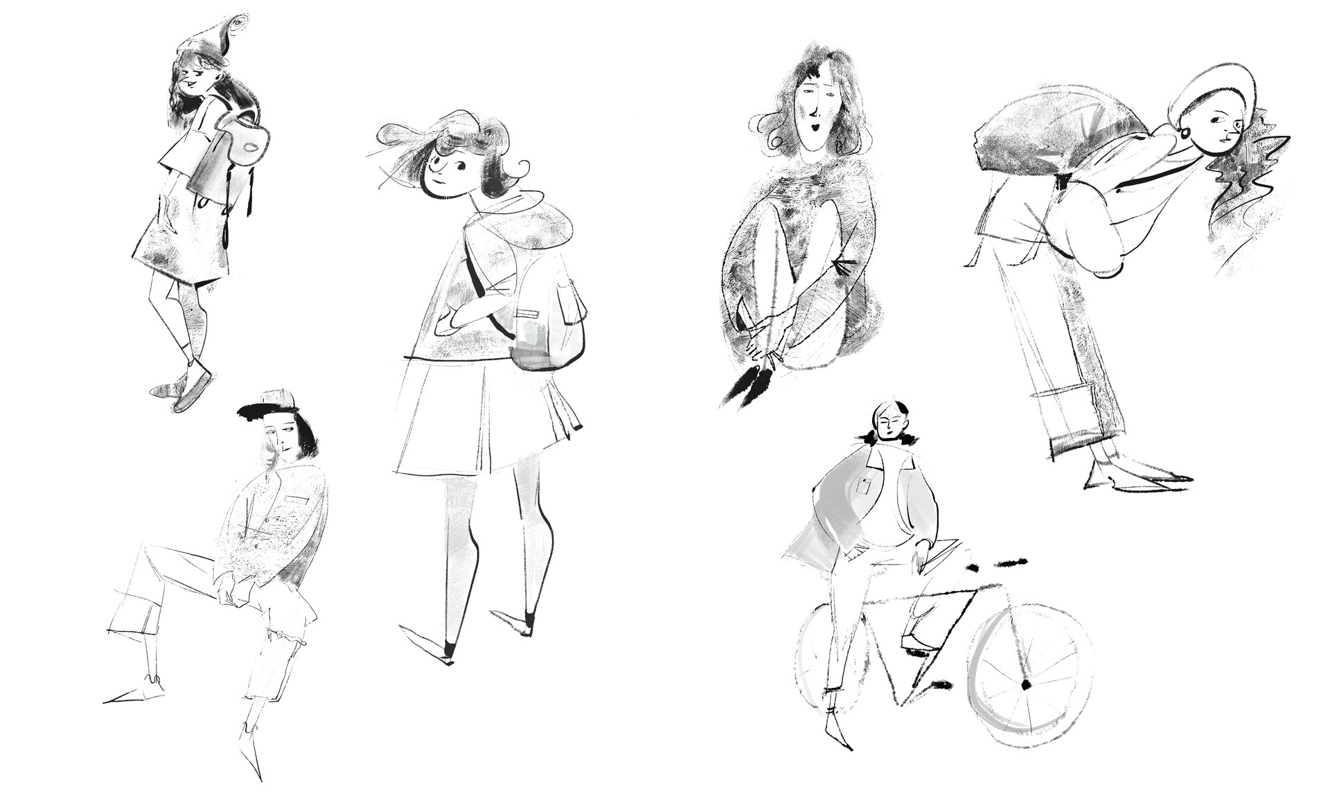 ArtStation - some sketch exercises