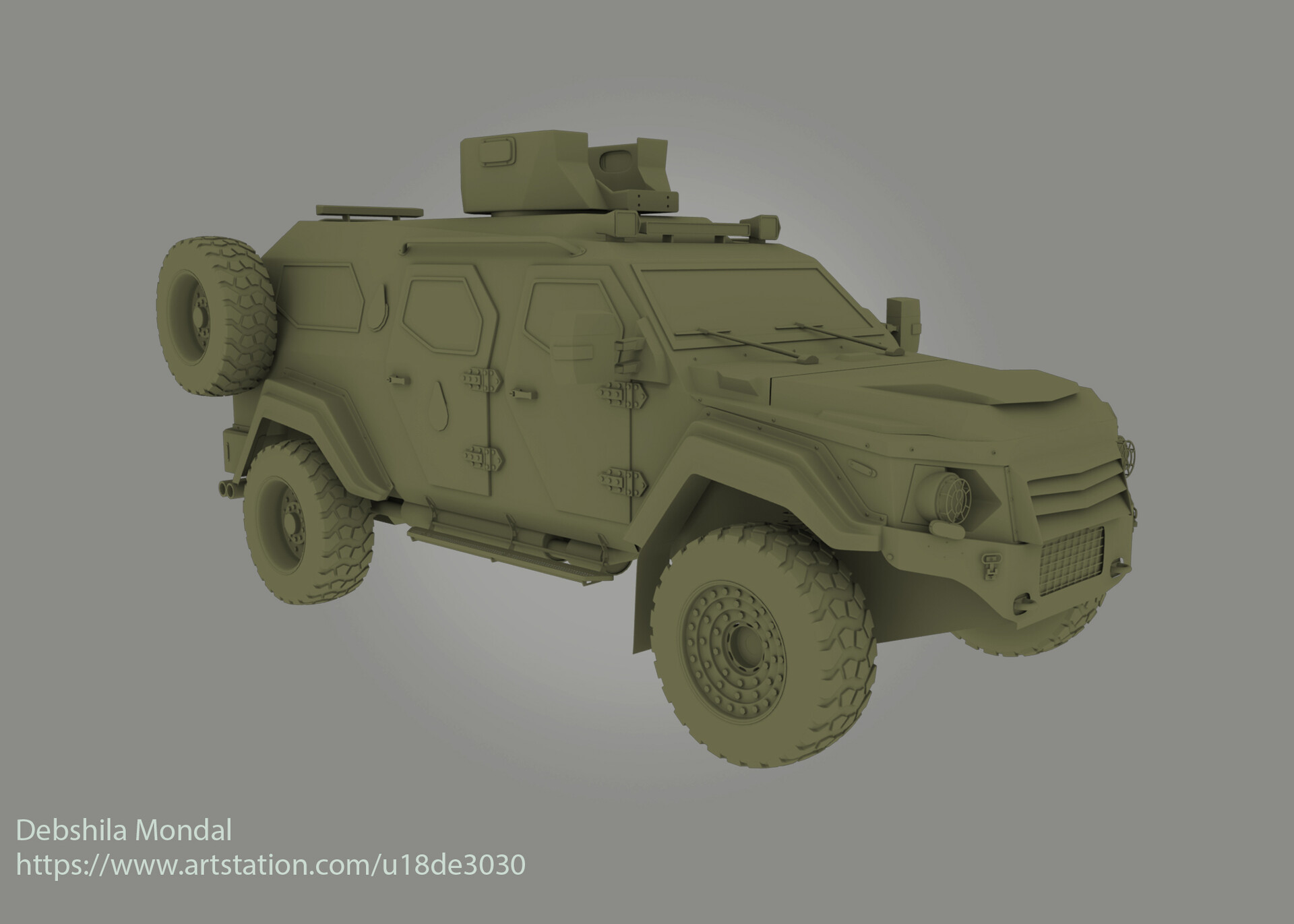 ArtStation - Soldier Car