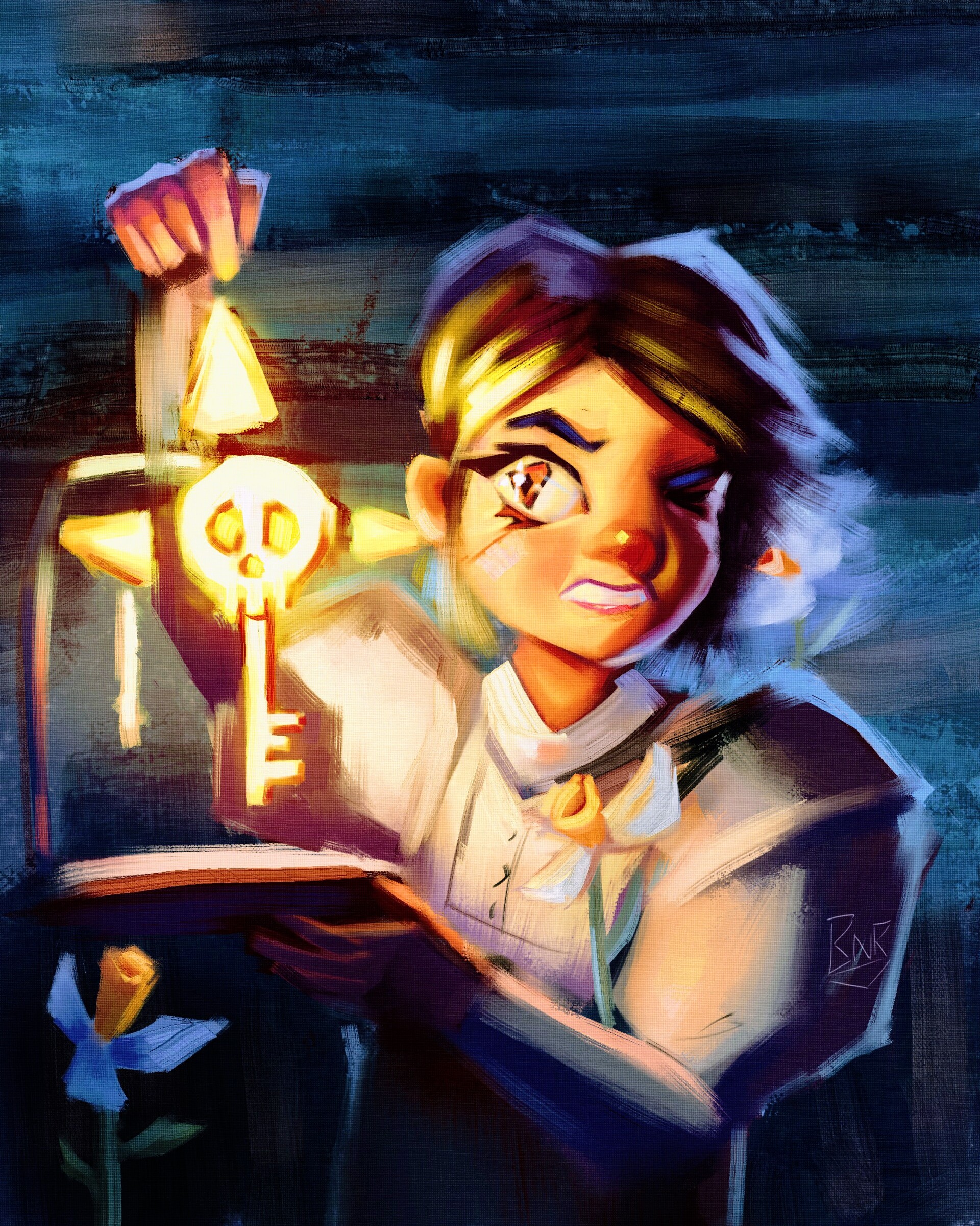 ArtStation - Fleur Bleue Interpretation