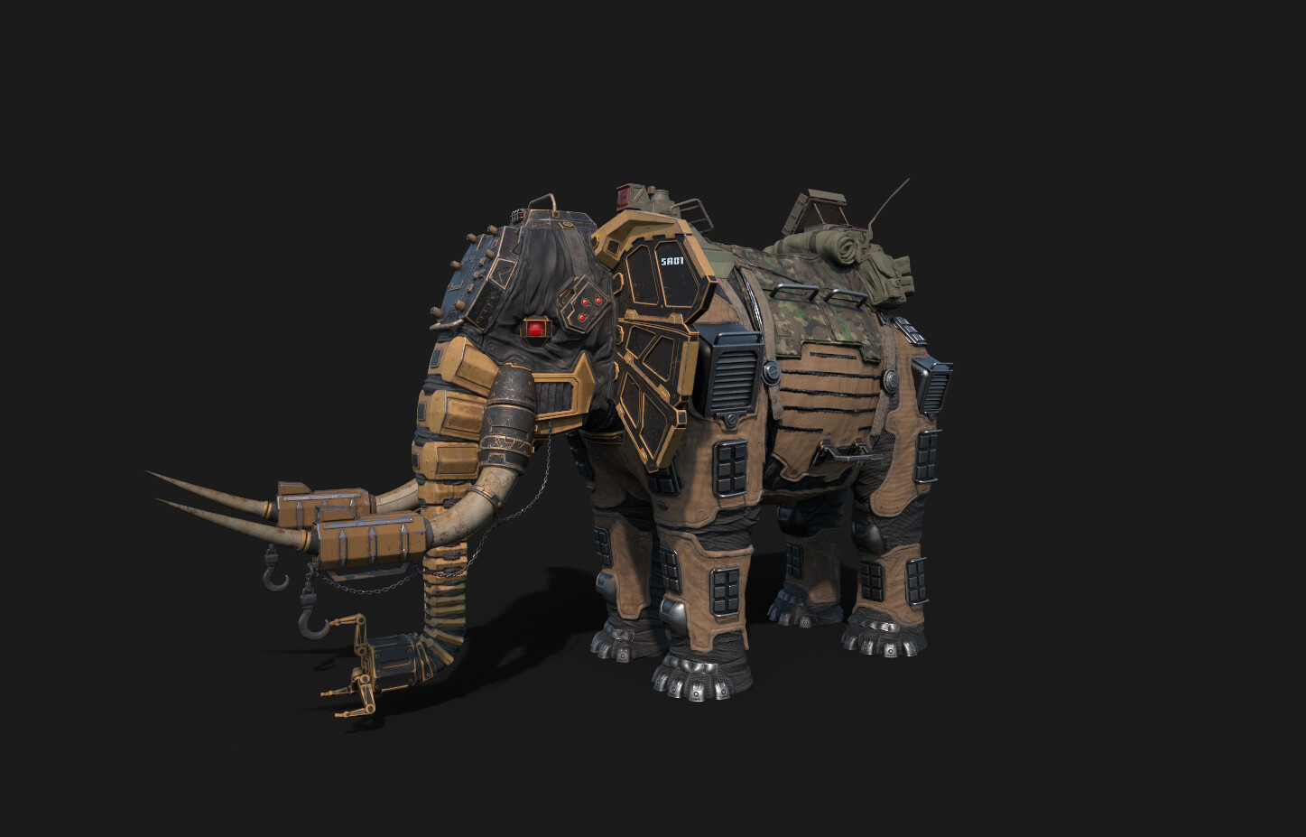 ArtStation - African Elephant Battle Machine