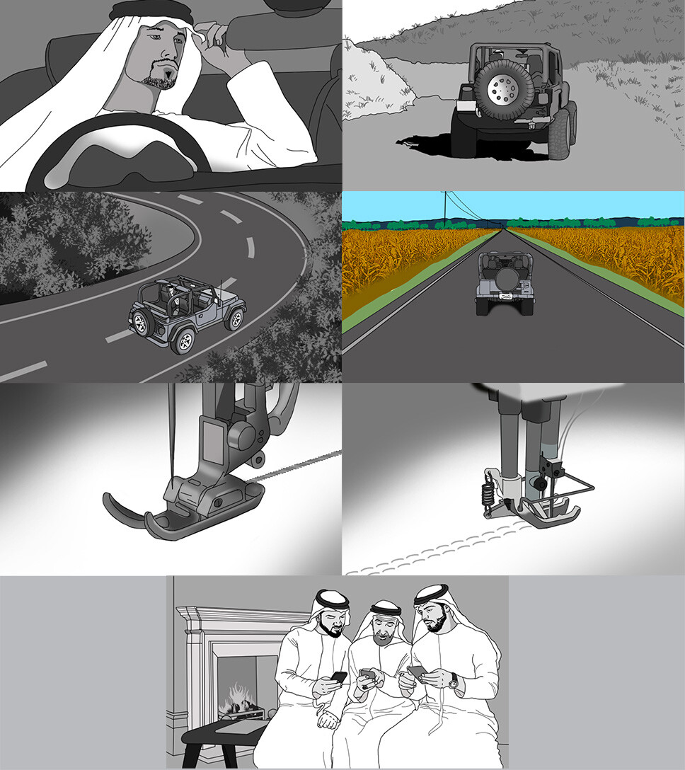 ArtStation - Asian textile storyboard