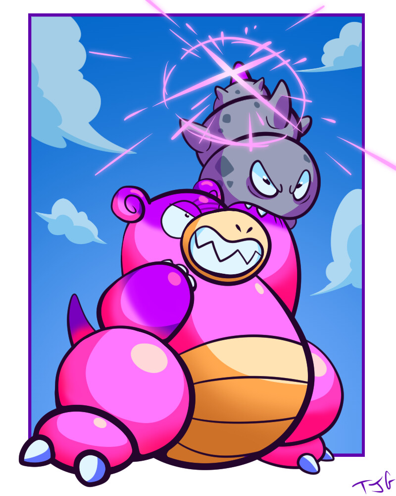 ArtStation - Galarian Slowbro
