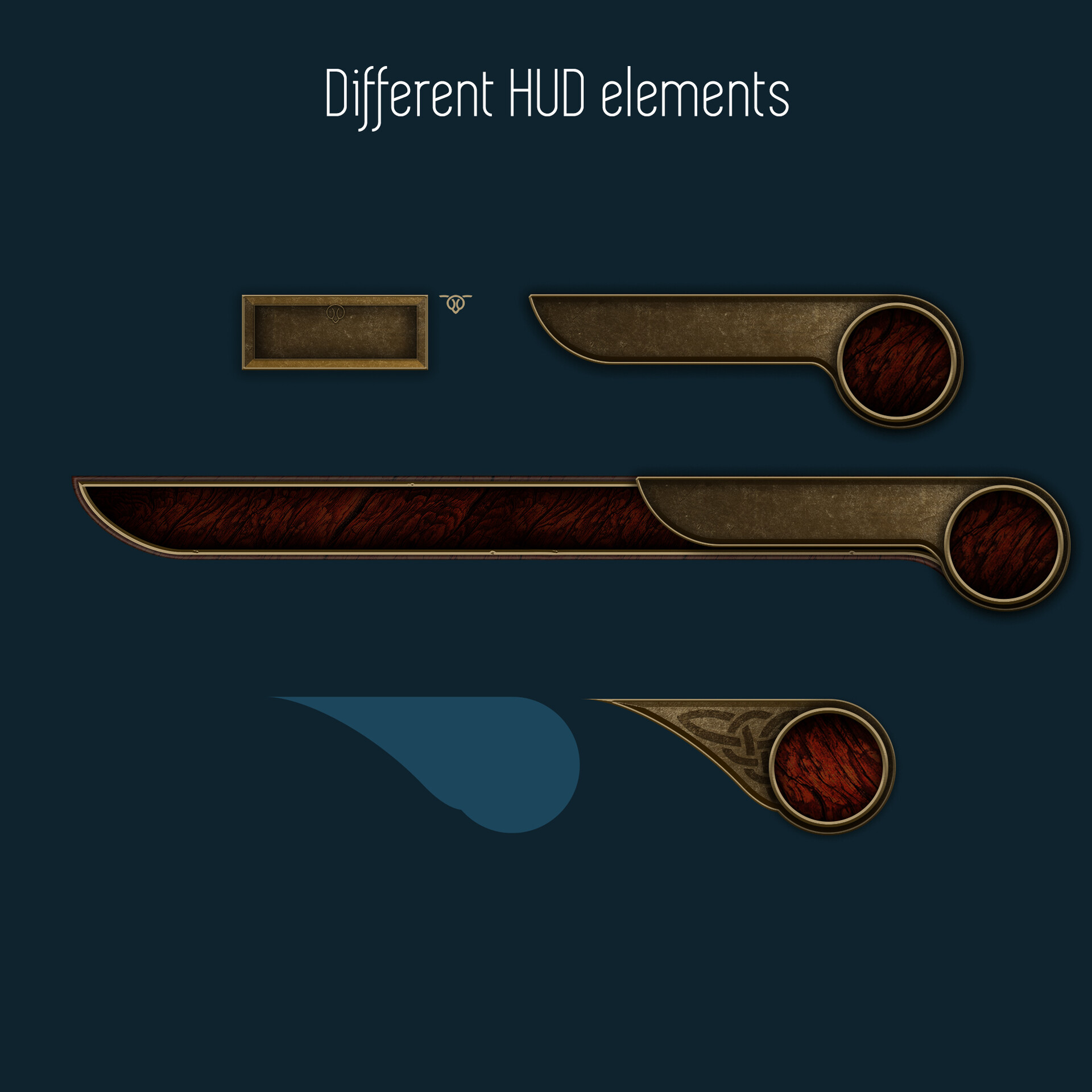 ArtStation - HUD element design