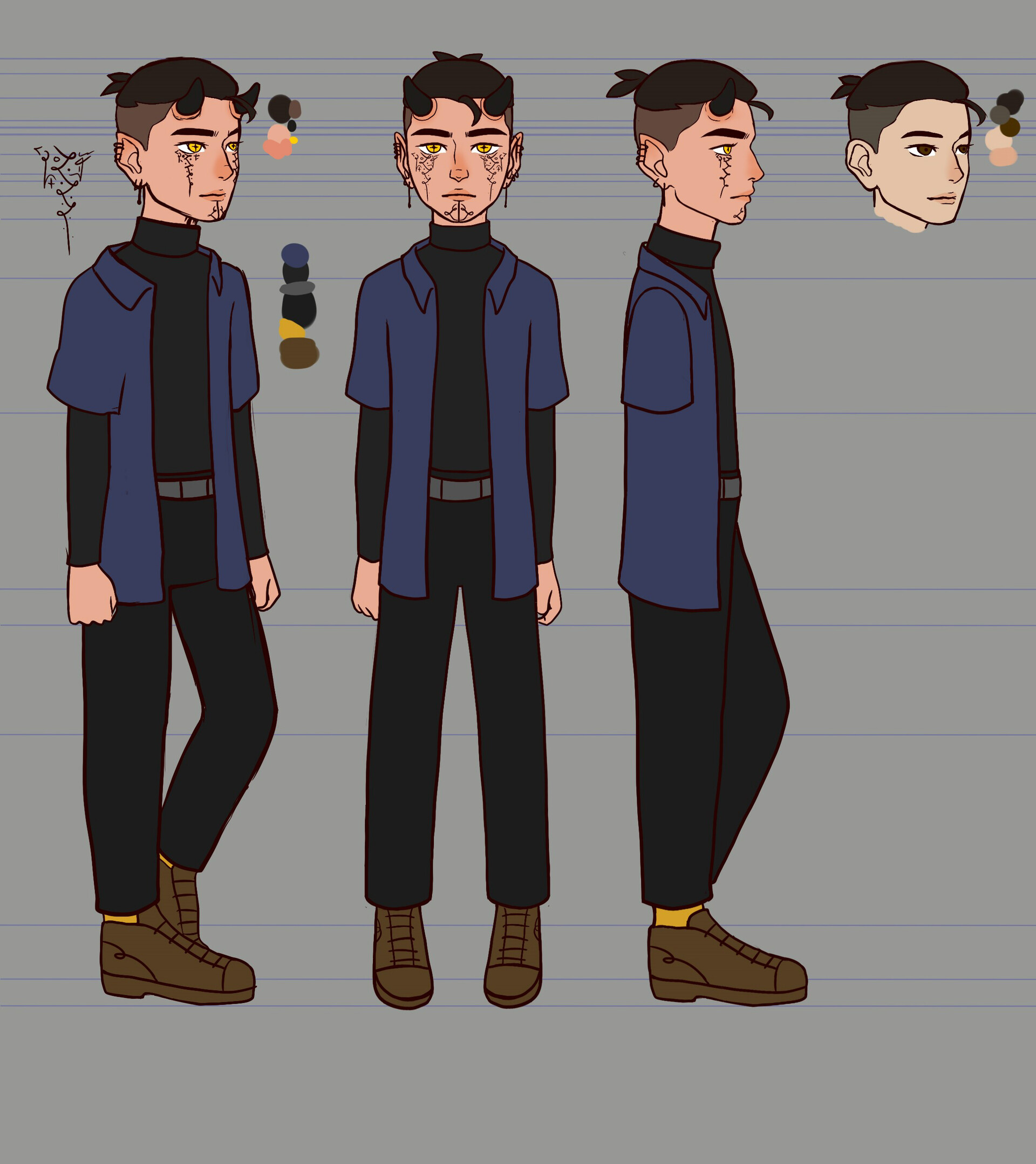 ArtStation - Character Sheets