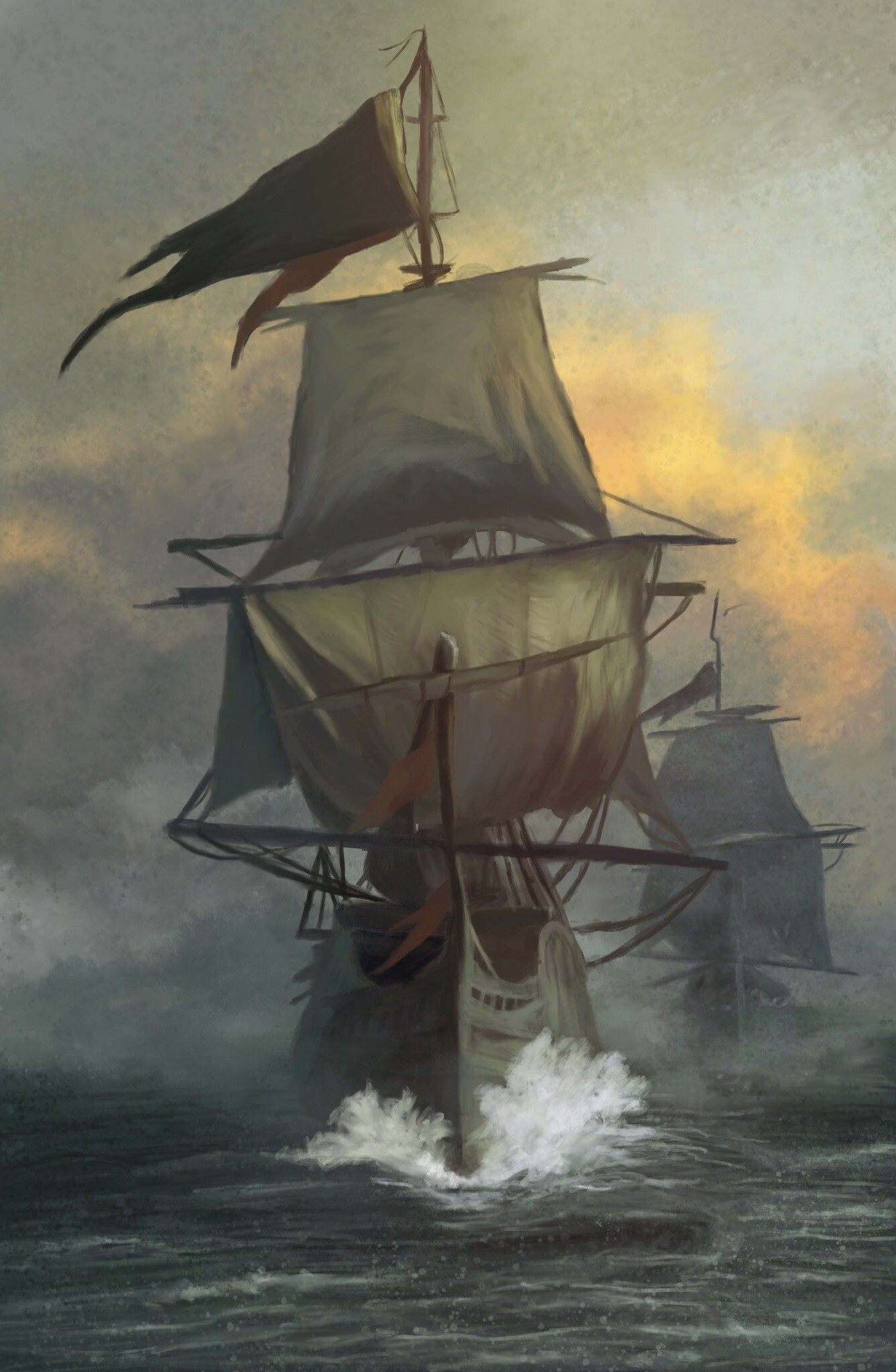 ArtStation - ship study