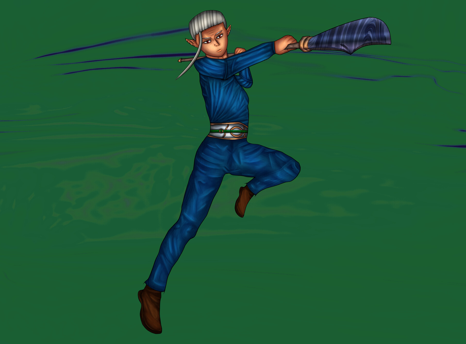 ArtStation - Impa from The legend of zelda fanart