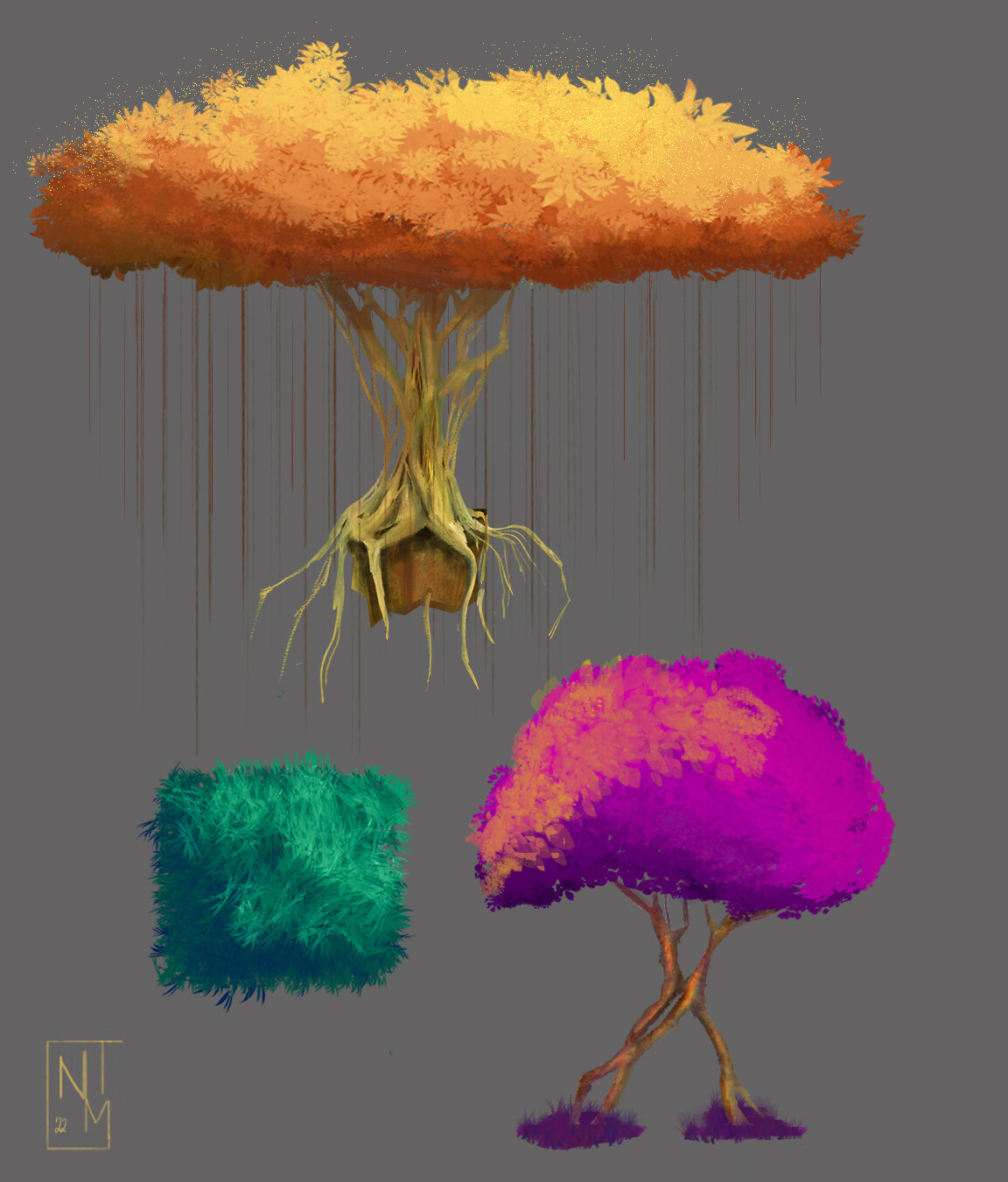 ArtStation - Quick Tree Study 2