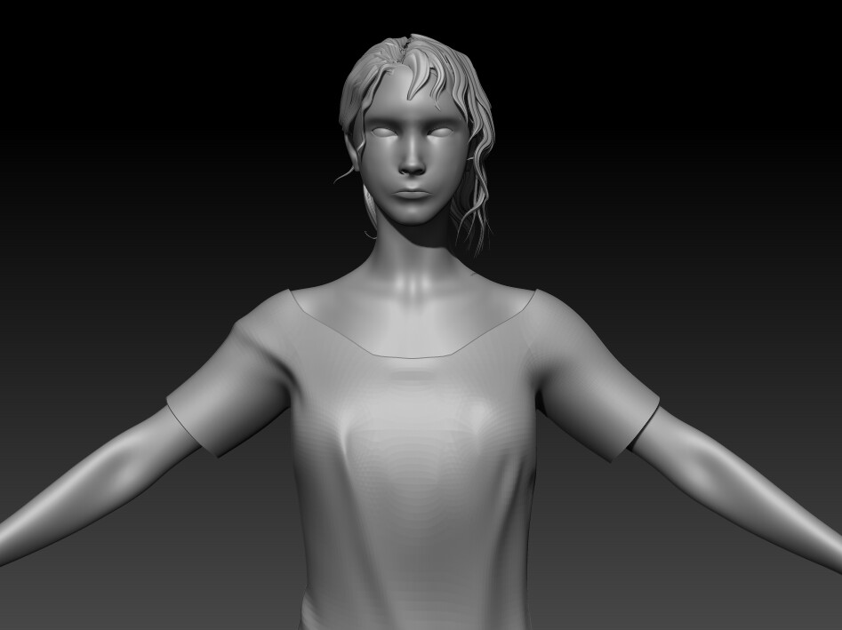 ArtStation - Walking Dead : Clementine (adult) (work in progress)