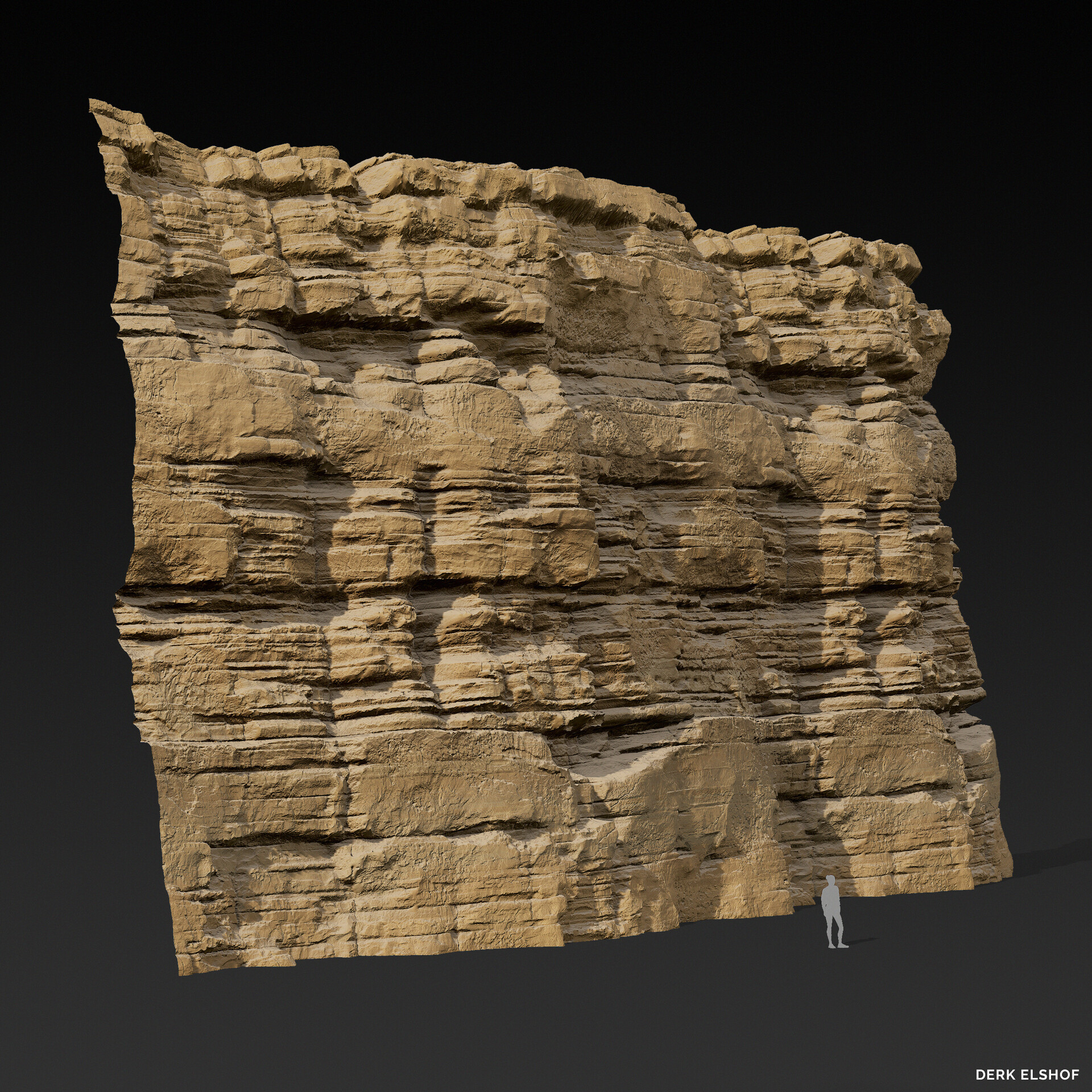 Derk Elshof - Arabian Cliff - Material Study