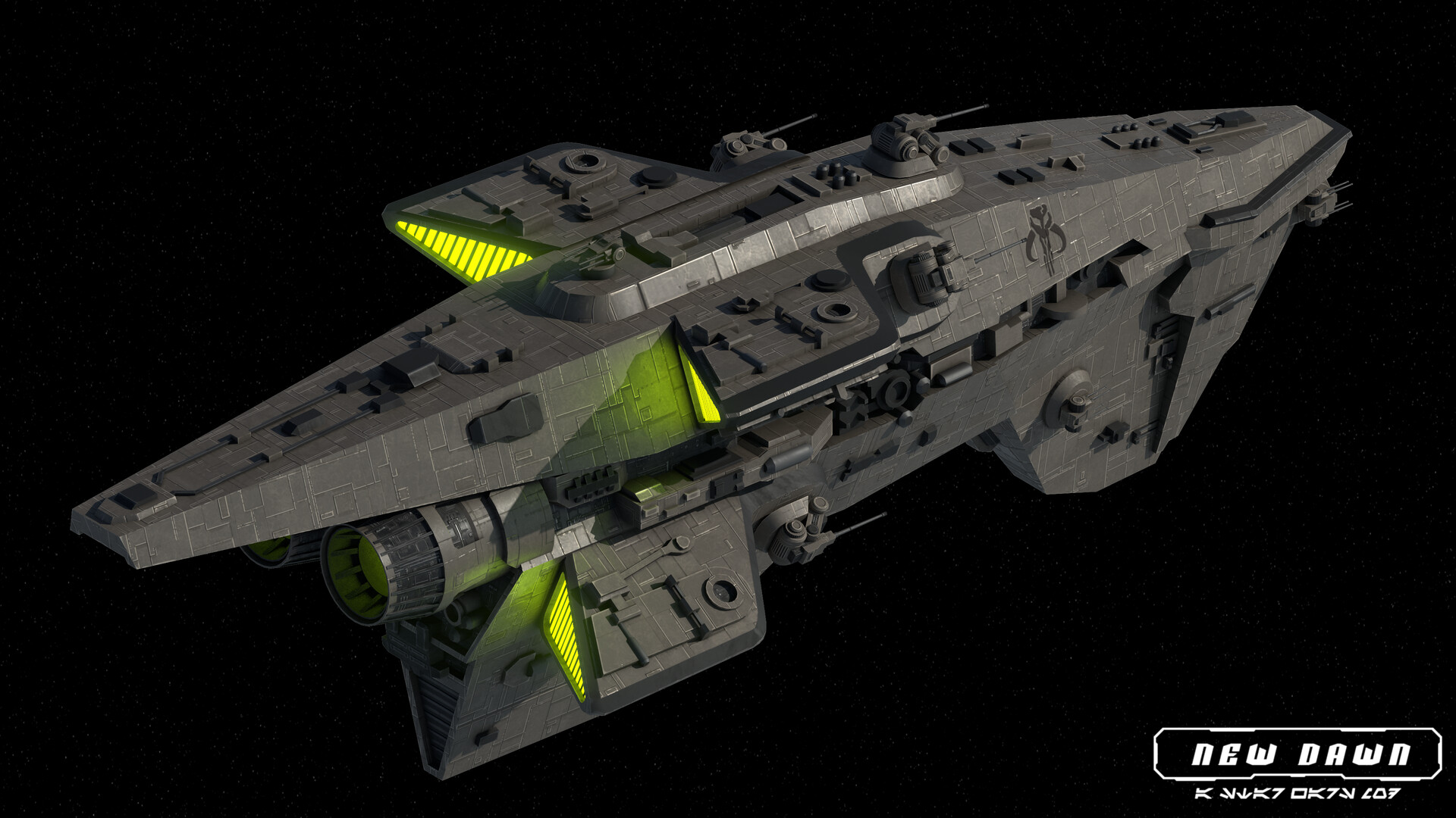 Daniel T. - New Dawn Mandalorian Teroch- class Frigate