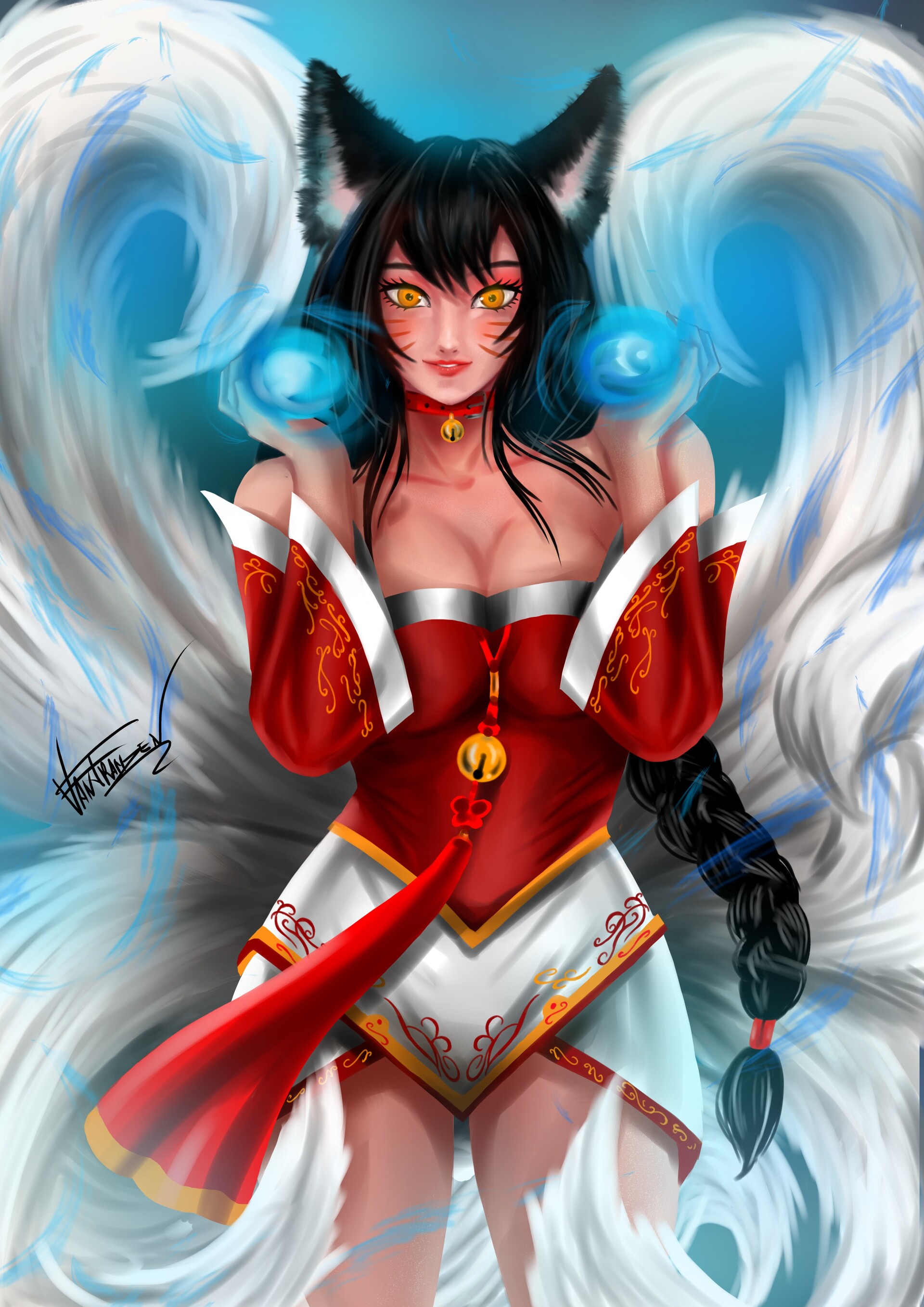 ArtStation - Ahri Tease