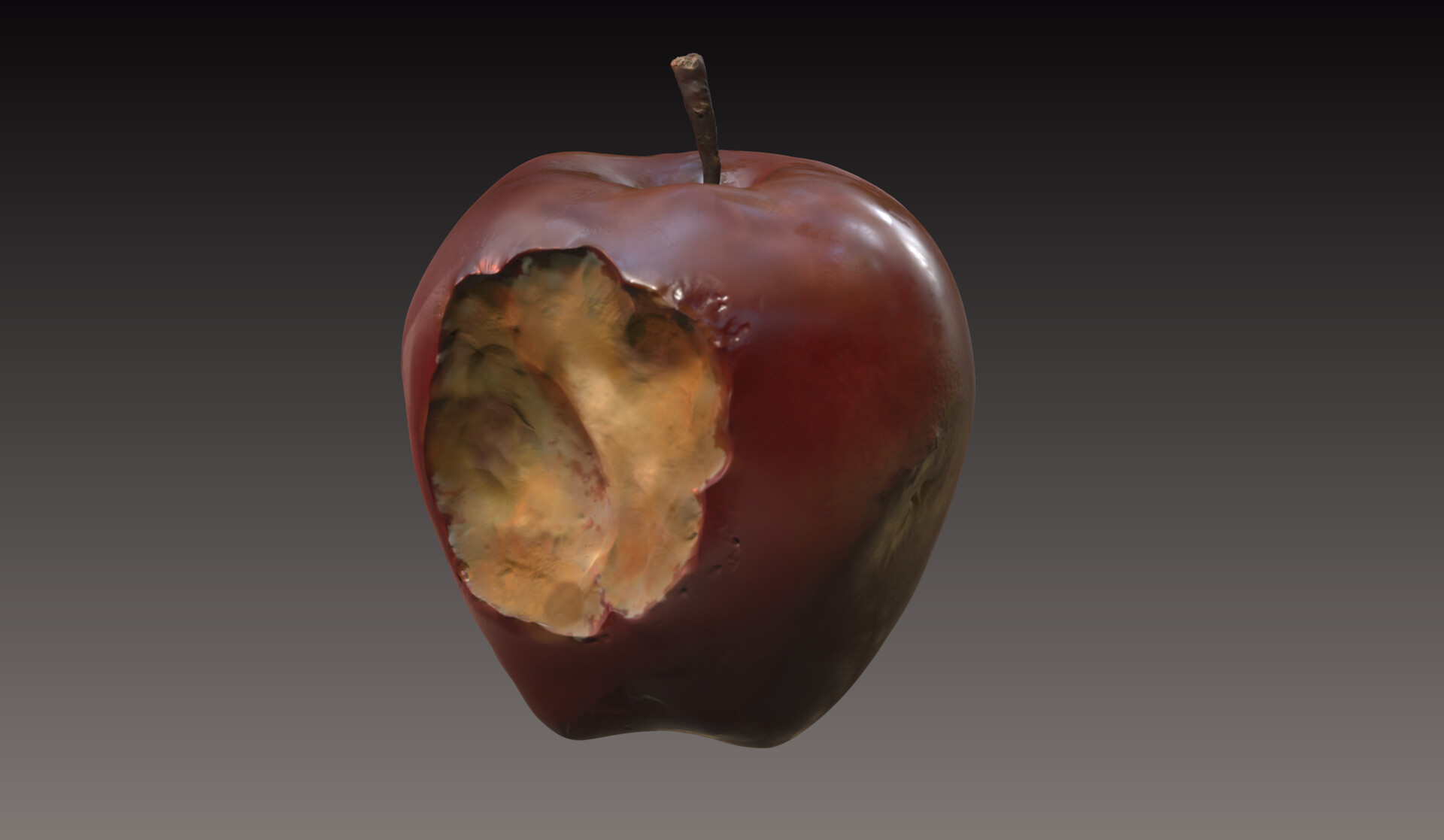 ArtStation - Apple Sculpt and Paint (3D Coat)