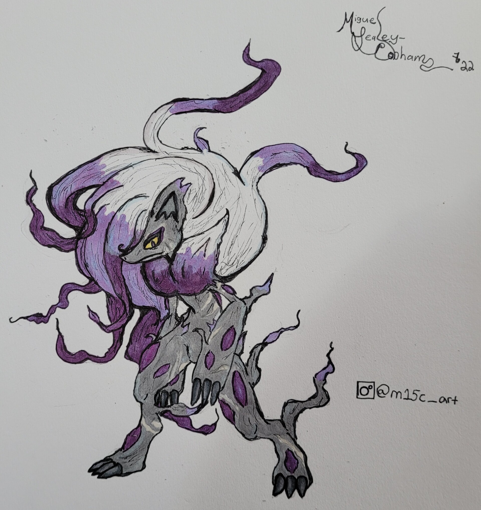 ArtStation - Wendigo (Shiny Hisuian Zorua/Zoroark)