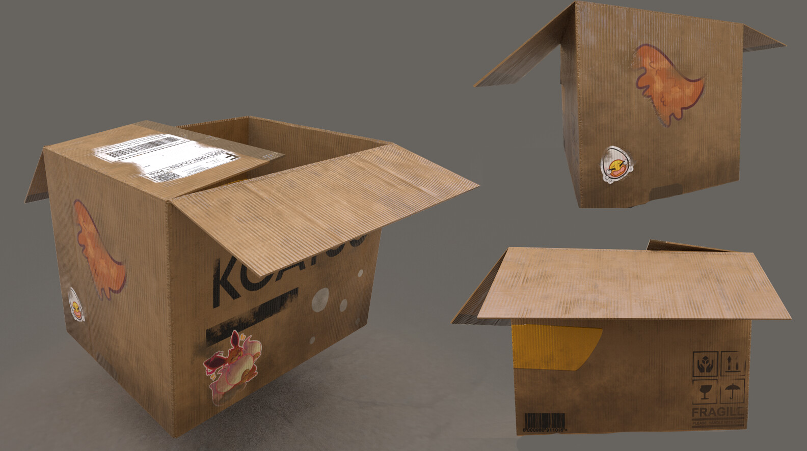 ArtStation - Cardboard Box