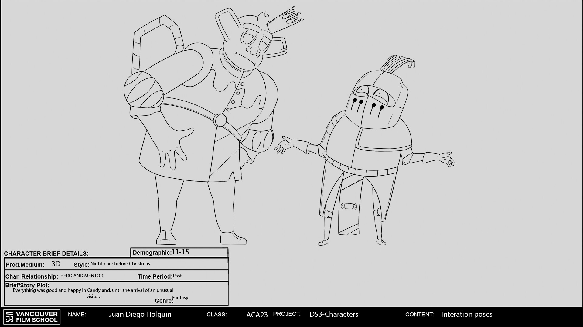 ArtStation - Character Design(School Project for VFS)