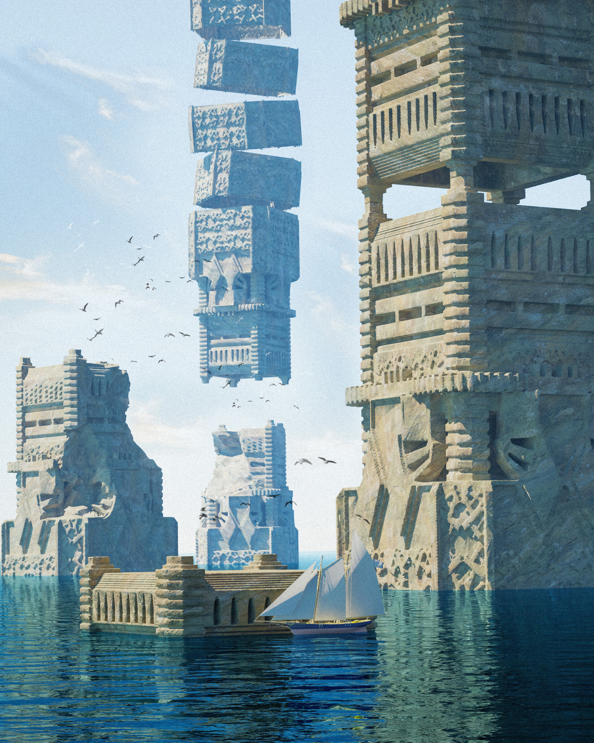 ArtStation - Ocean Ruins