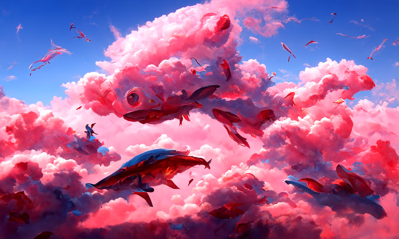 ArtStation - Fishes in the sky
