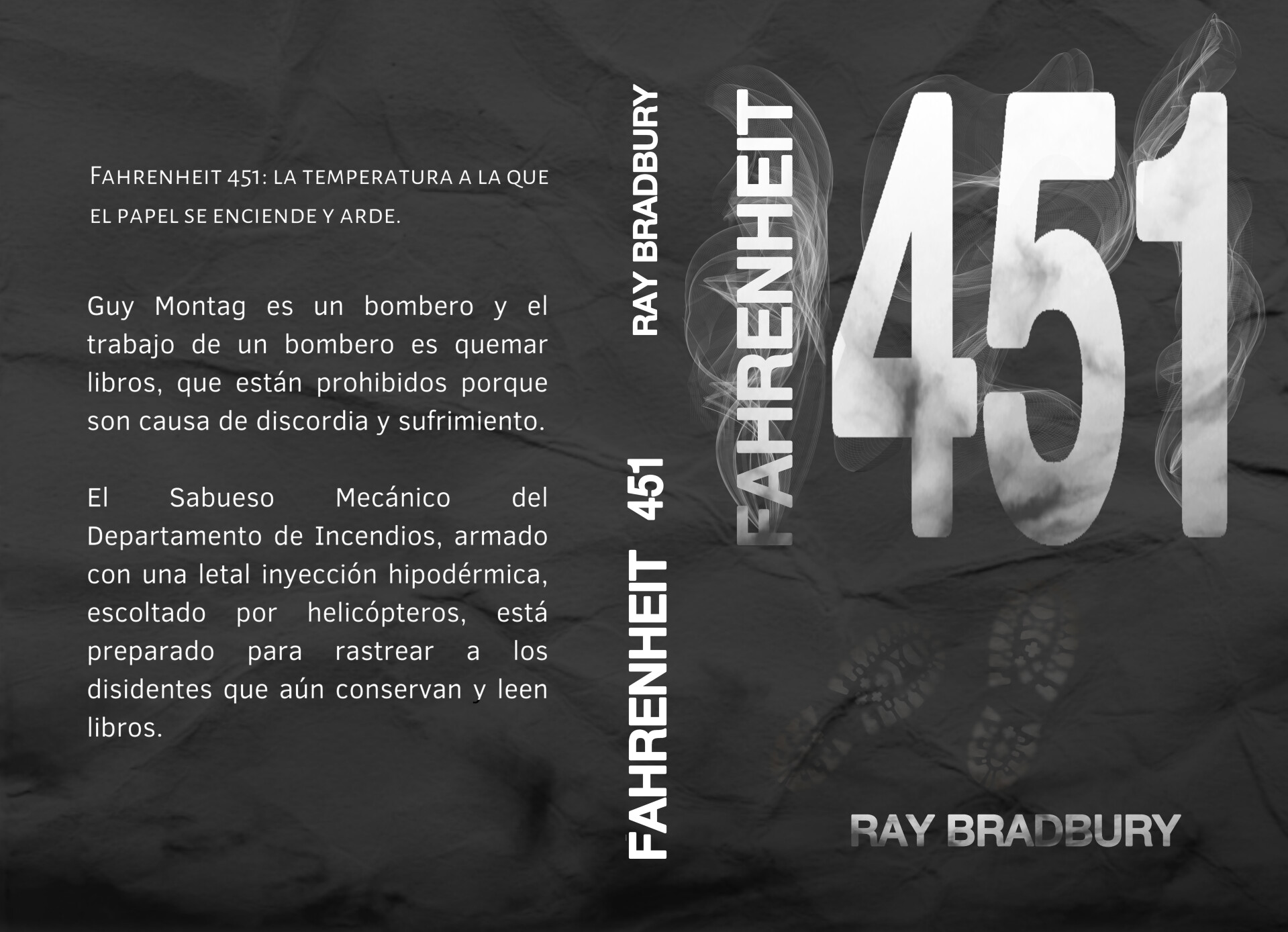 ArtStation - FAHRENHEIT 451 COVER ART DESIGN