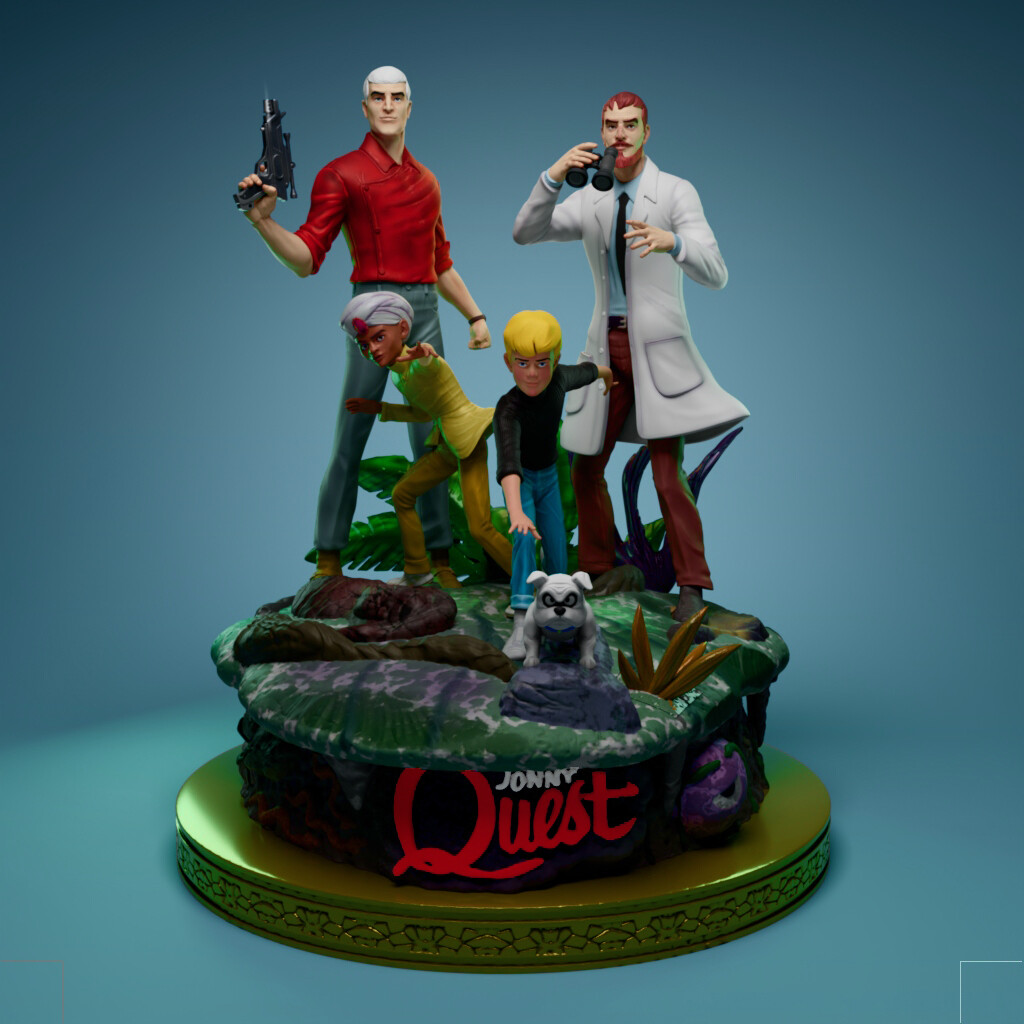 ArtStation - Jonny Quest_ For 3d Print