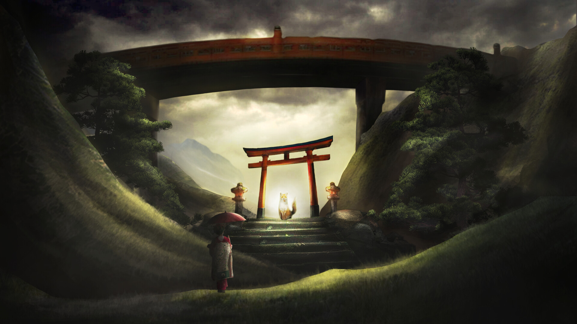 ArtStation - Shinto Valley - Concept Art