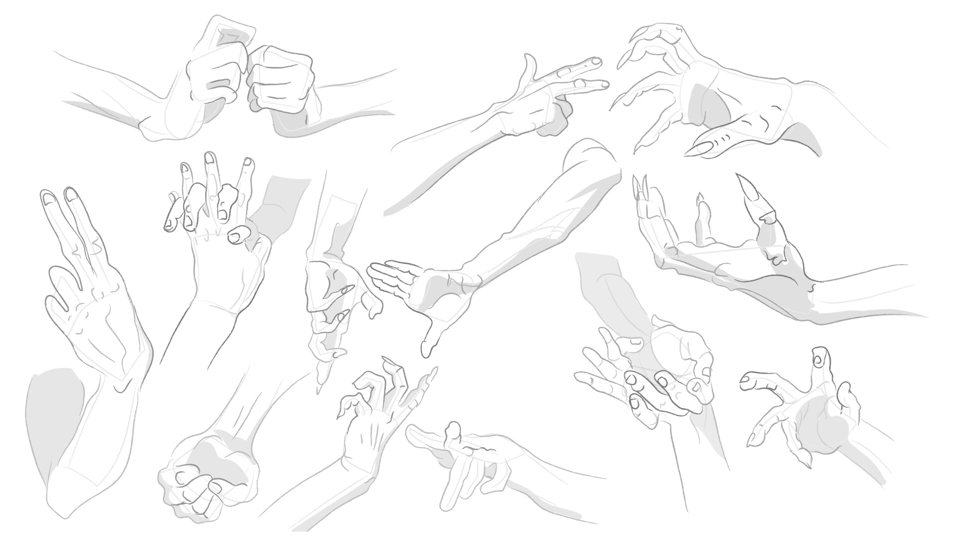 ArtStation - Hands Sheet