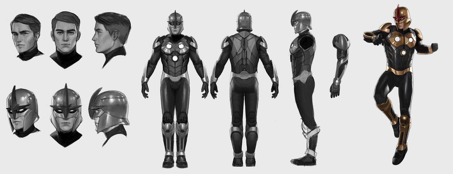 ArtStation - Nova Character Turnaroud