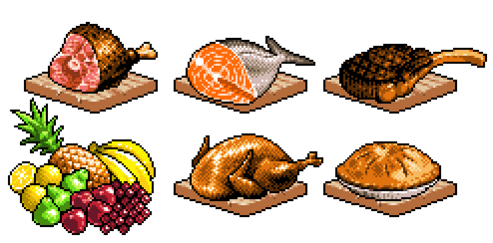 ArtStation - More Pixel Food
