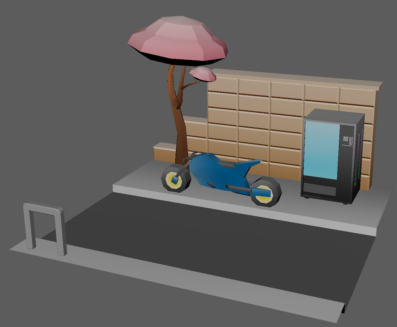 ArtStation - Lowpoly Mini - Scene