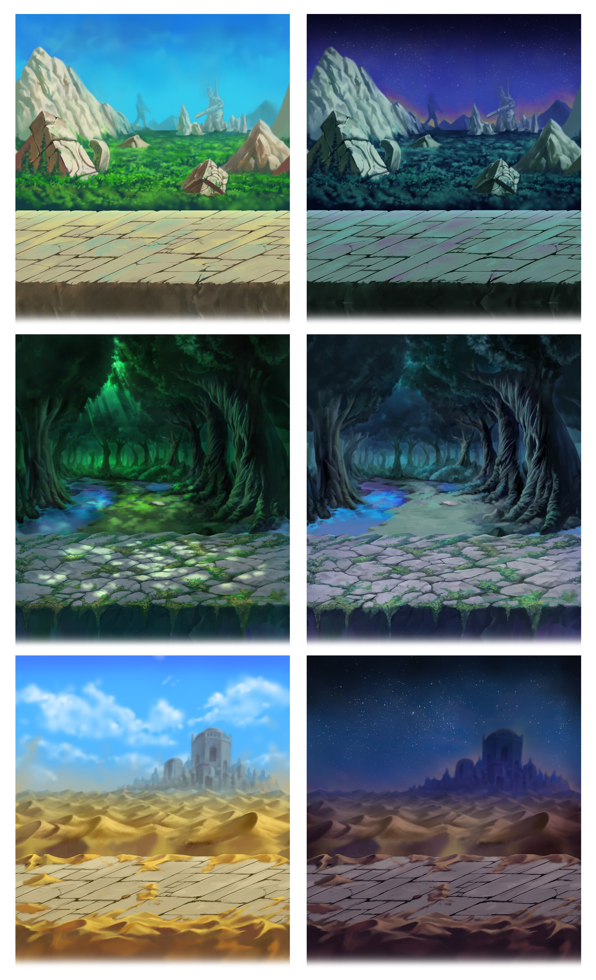 ArtStation - 2d background resouce
