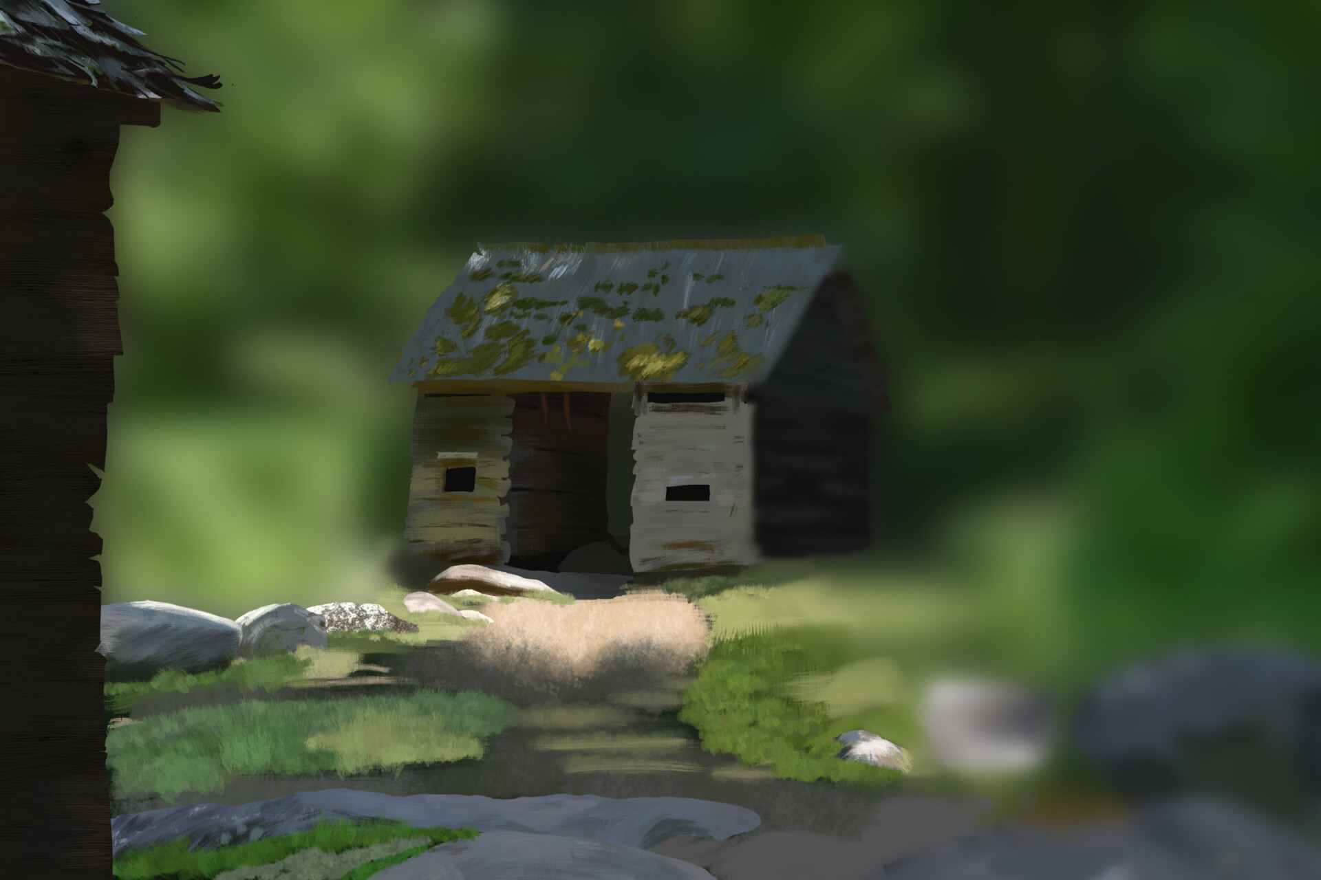 ArtStation - Abandoned Cabin