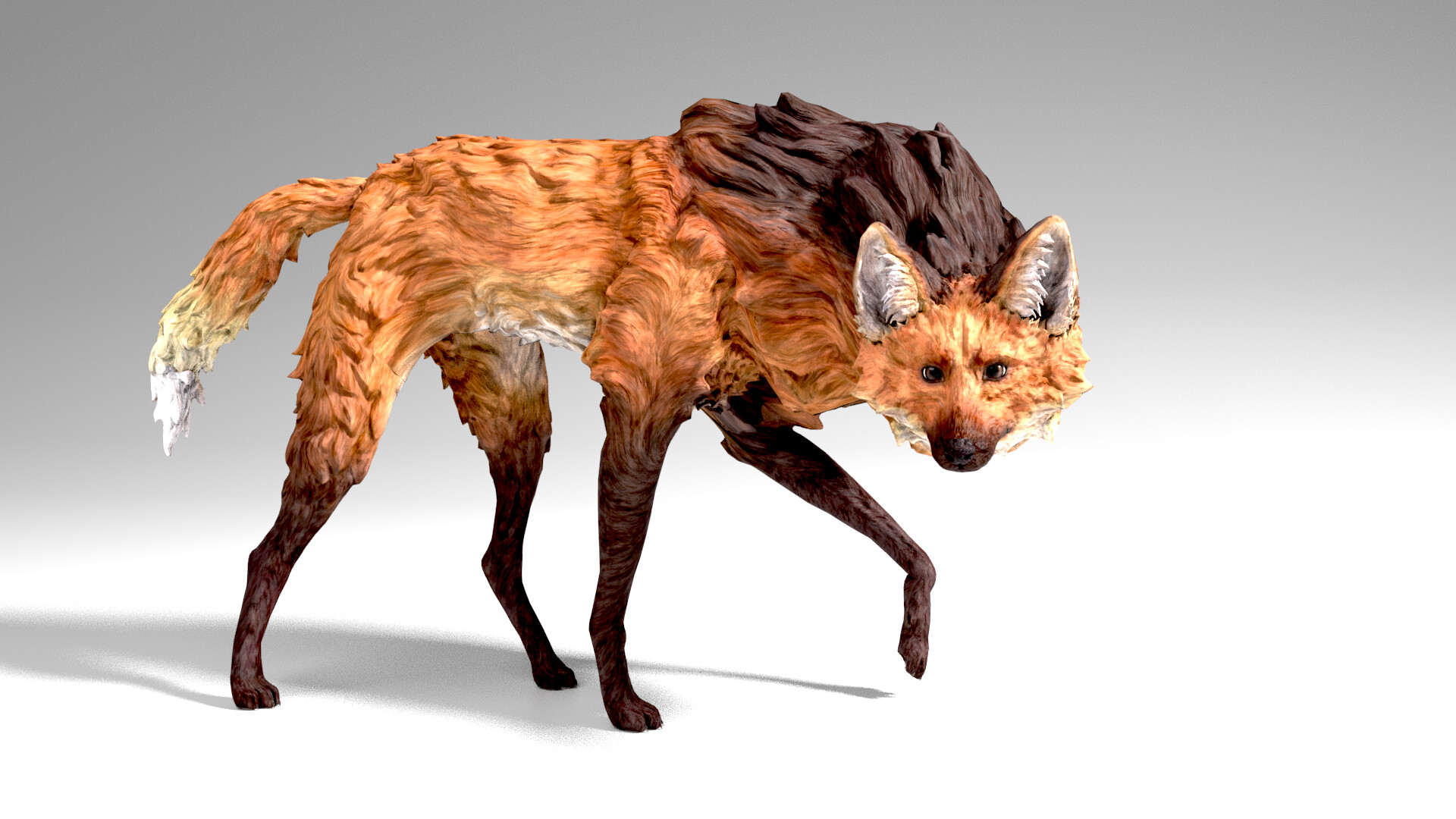 ArtStation - Maned Wolf