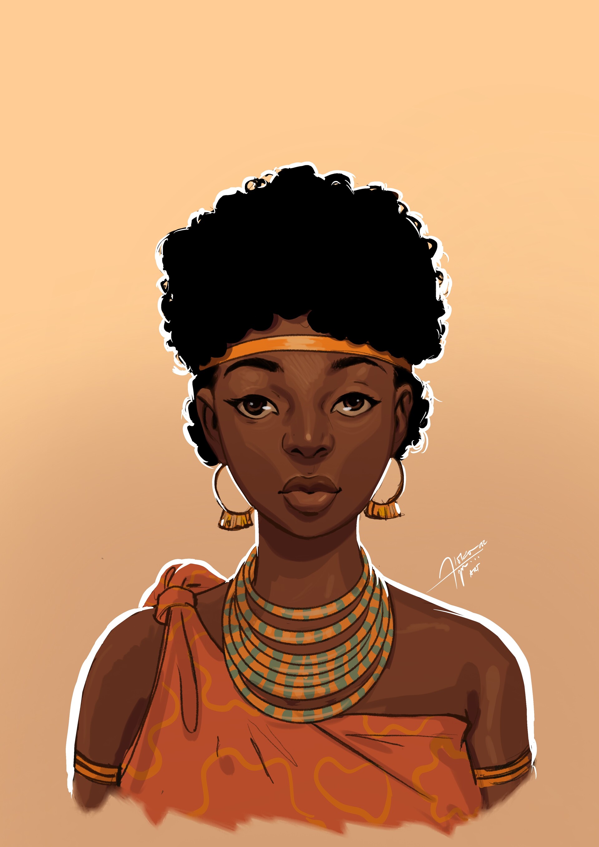 African Princess Art