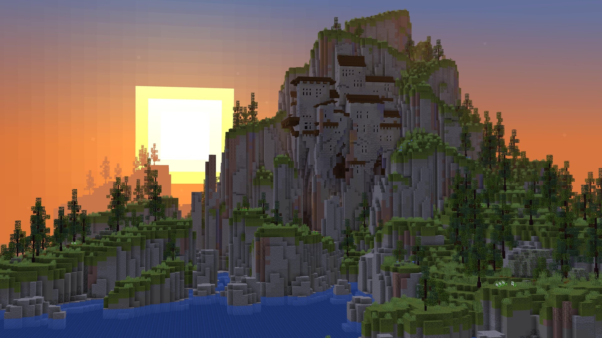 ArtStation - Castle on the Cliff