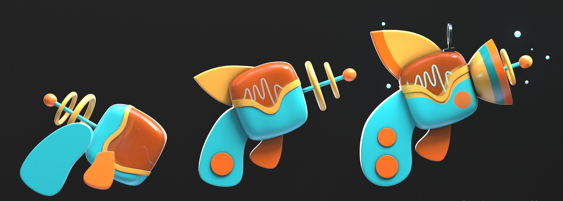 ArtStation - 3d Space booster assets