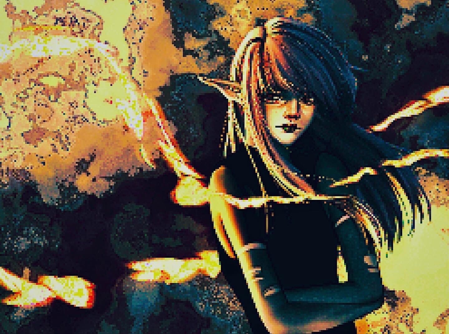 ArtStation - Practice pixelisation of my artworks