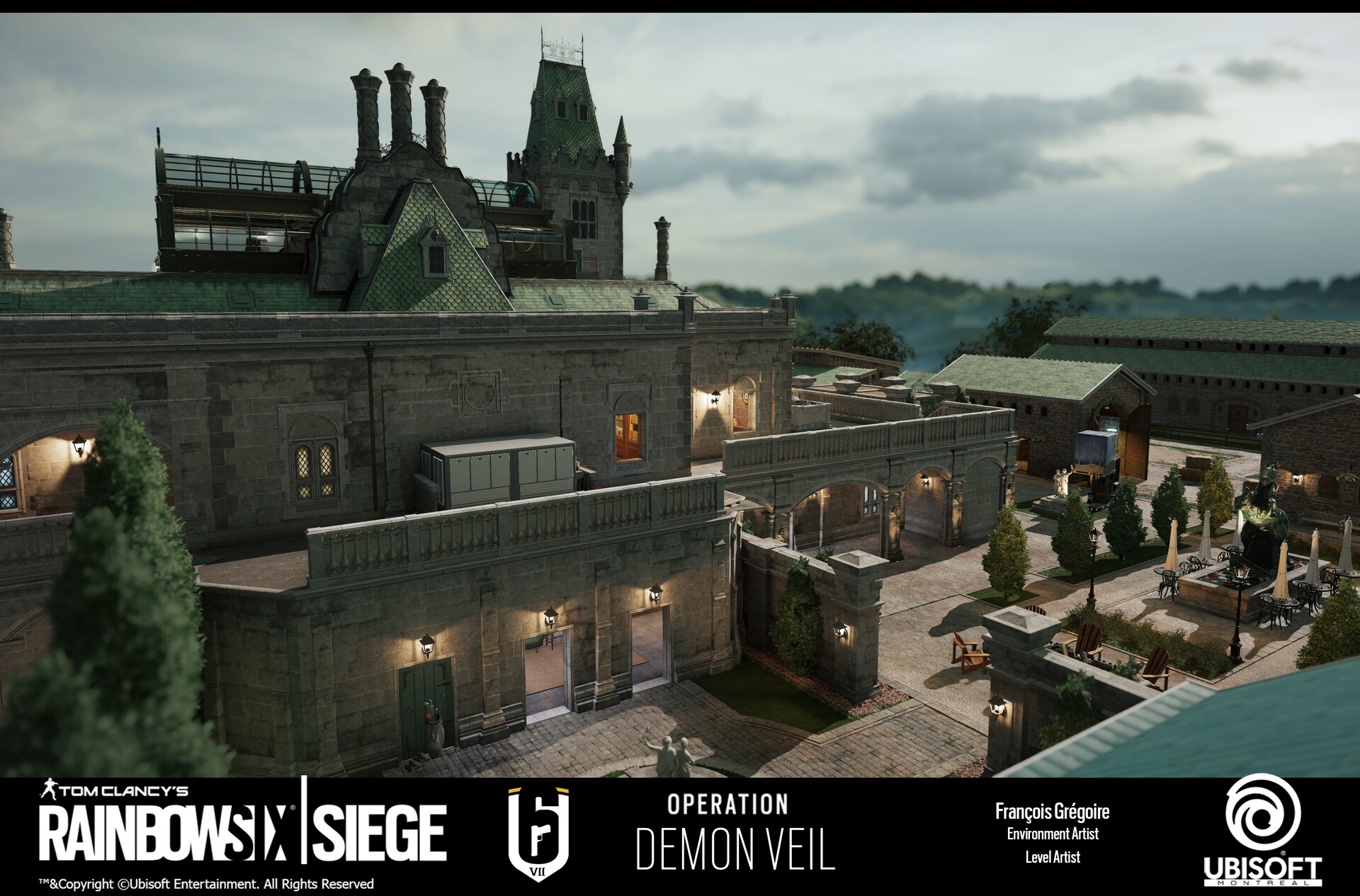 François Grégoire - Rainbow Six Siege : Emerald Plain Exterior Manor