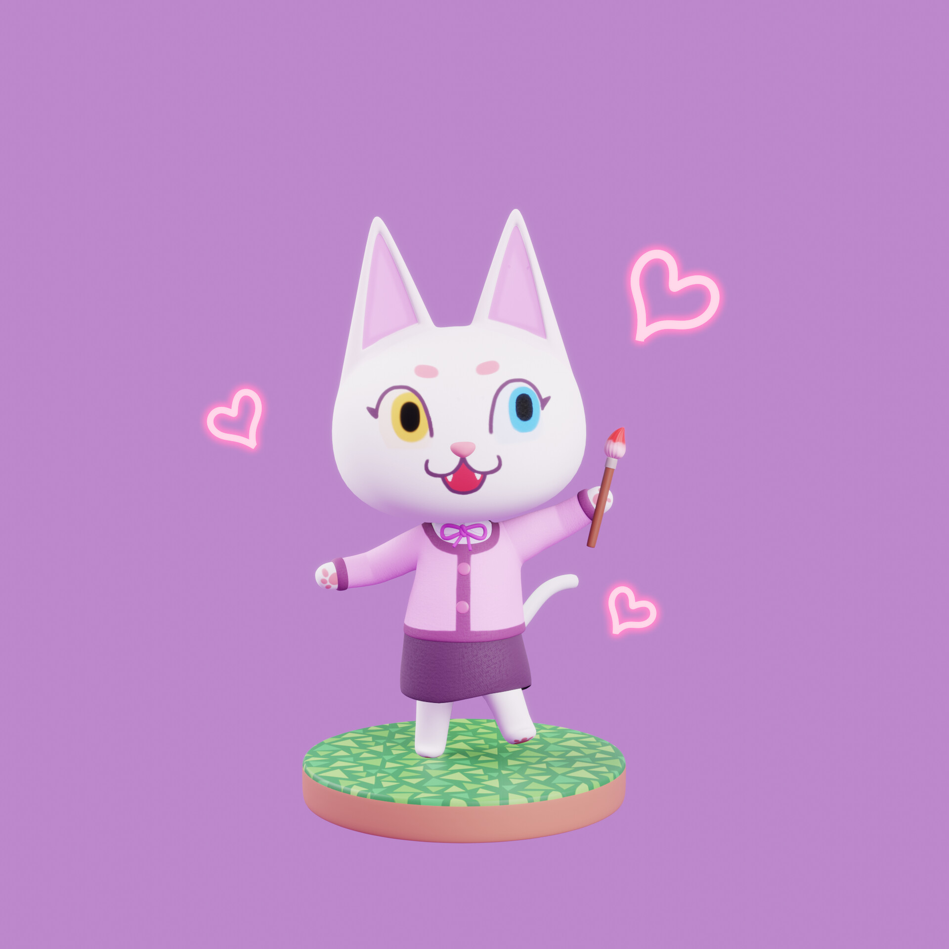 ArtStation - Animal Crossing My own Villager | Jennie