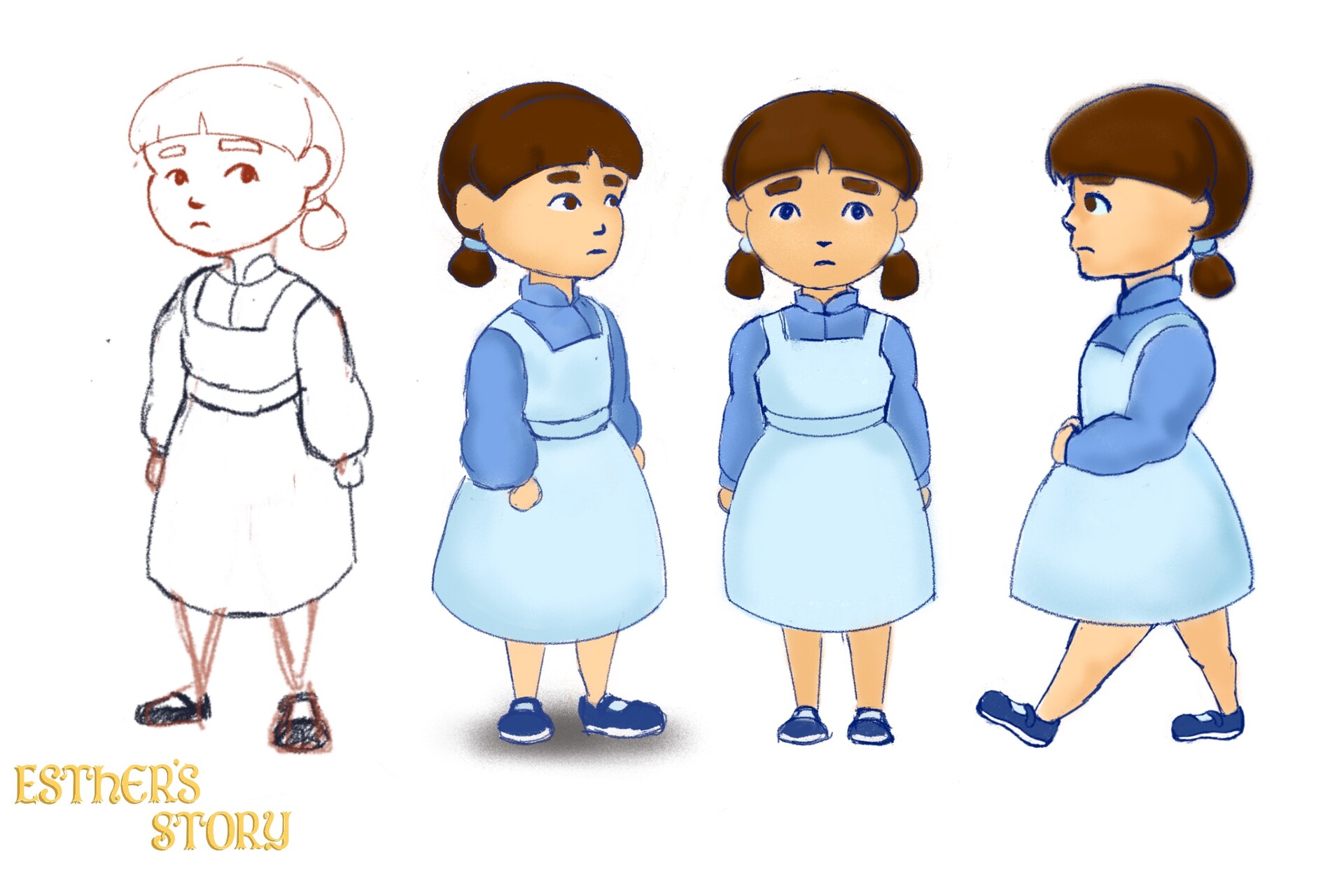 ArtStation - Esther’s story - Character Design