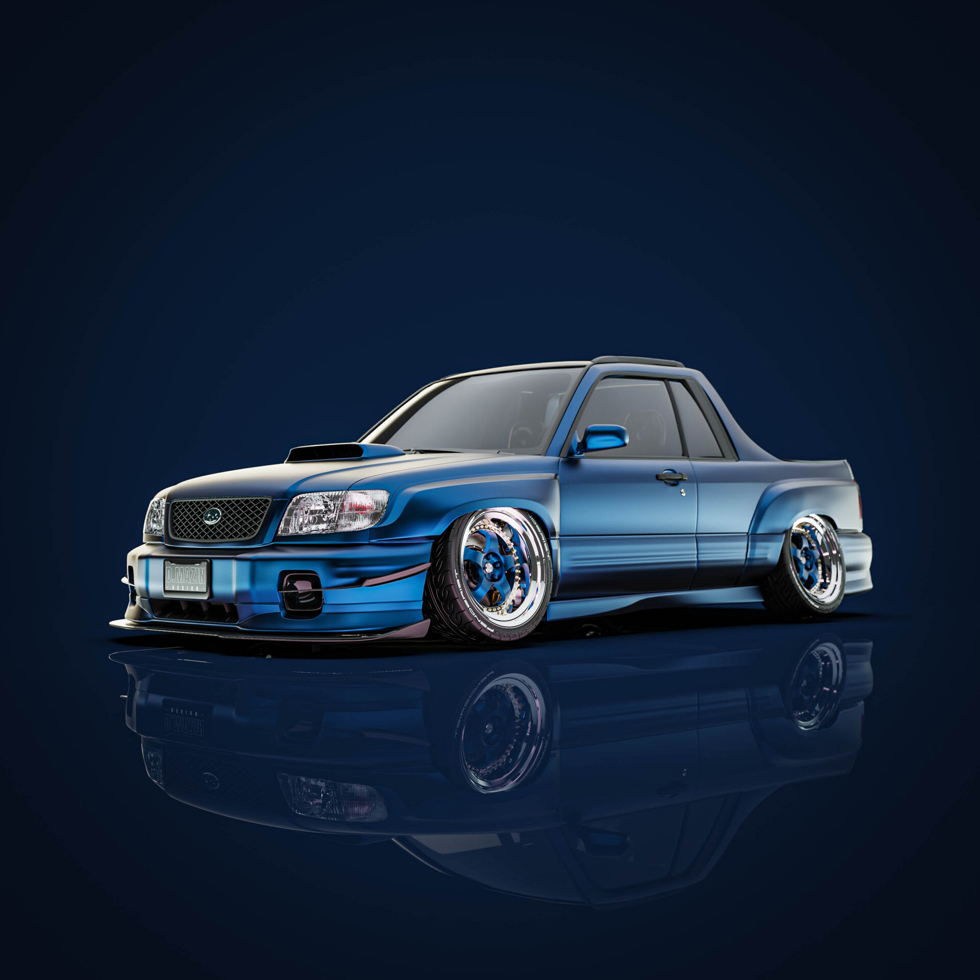 ArtStation - Subaru Forester SF Ute