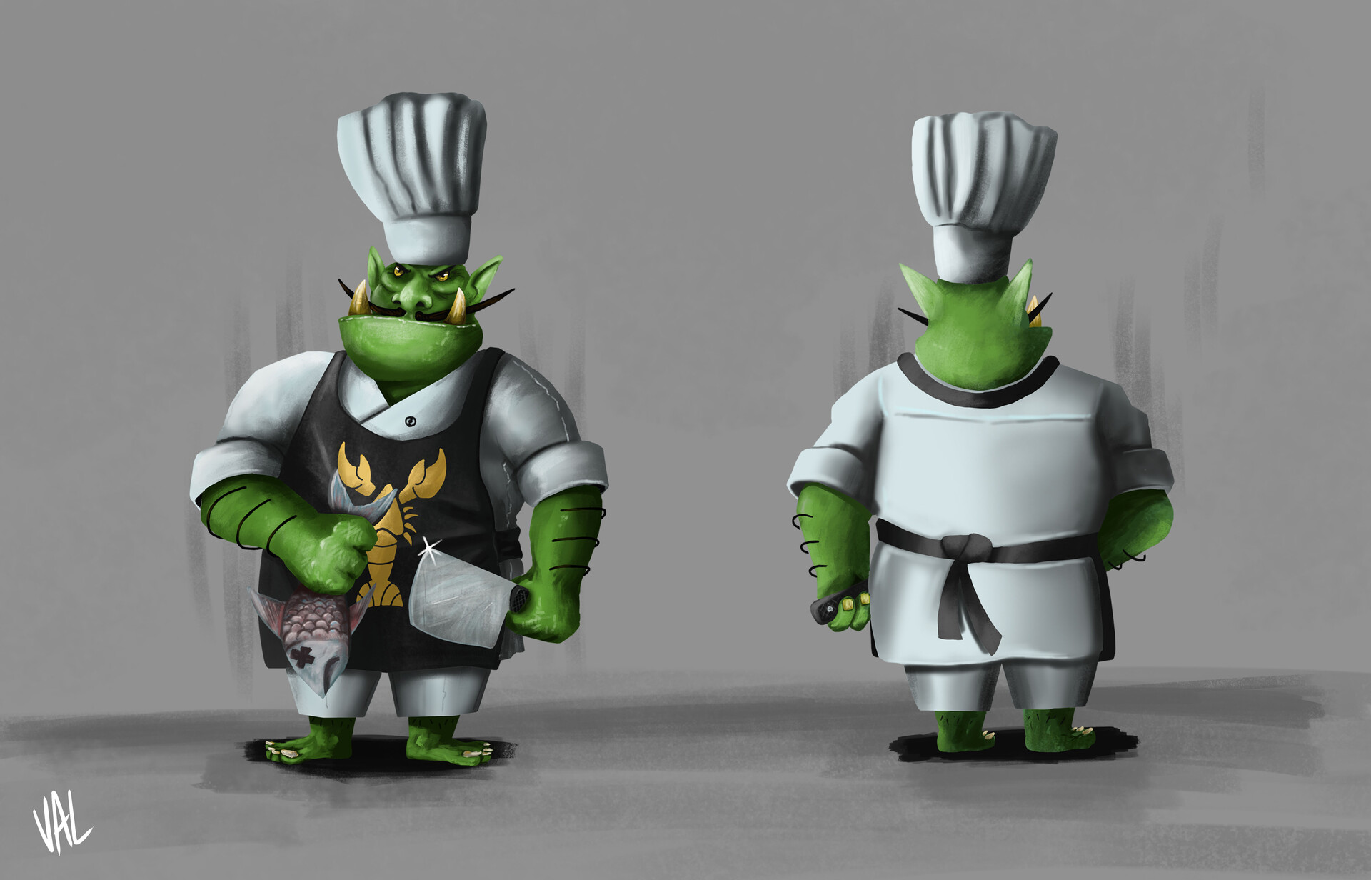 ArtStation - Orc Character sheet