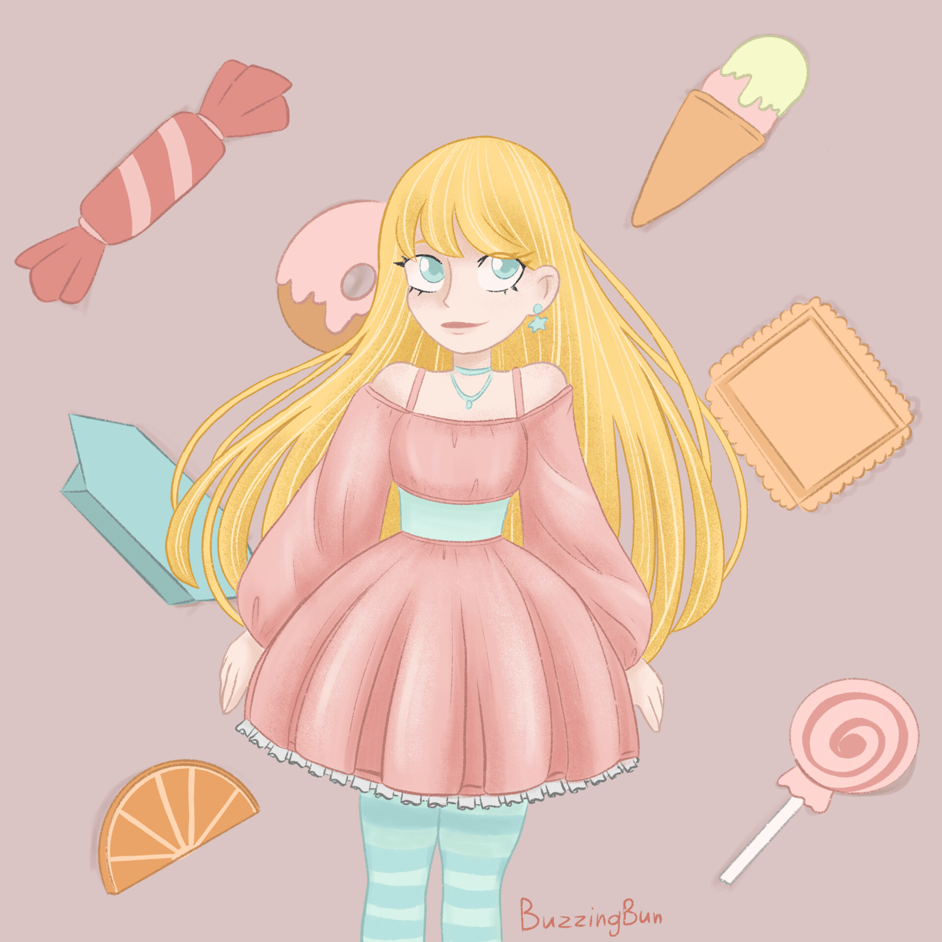 ArtStation - Candy girl