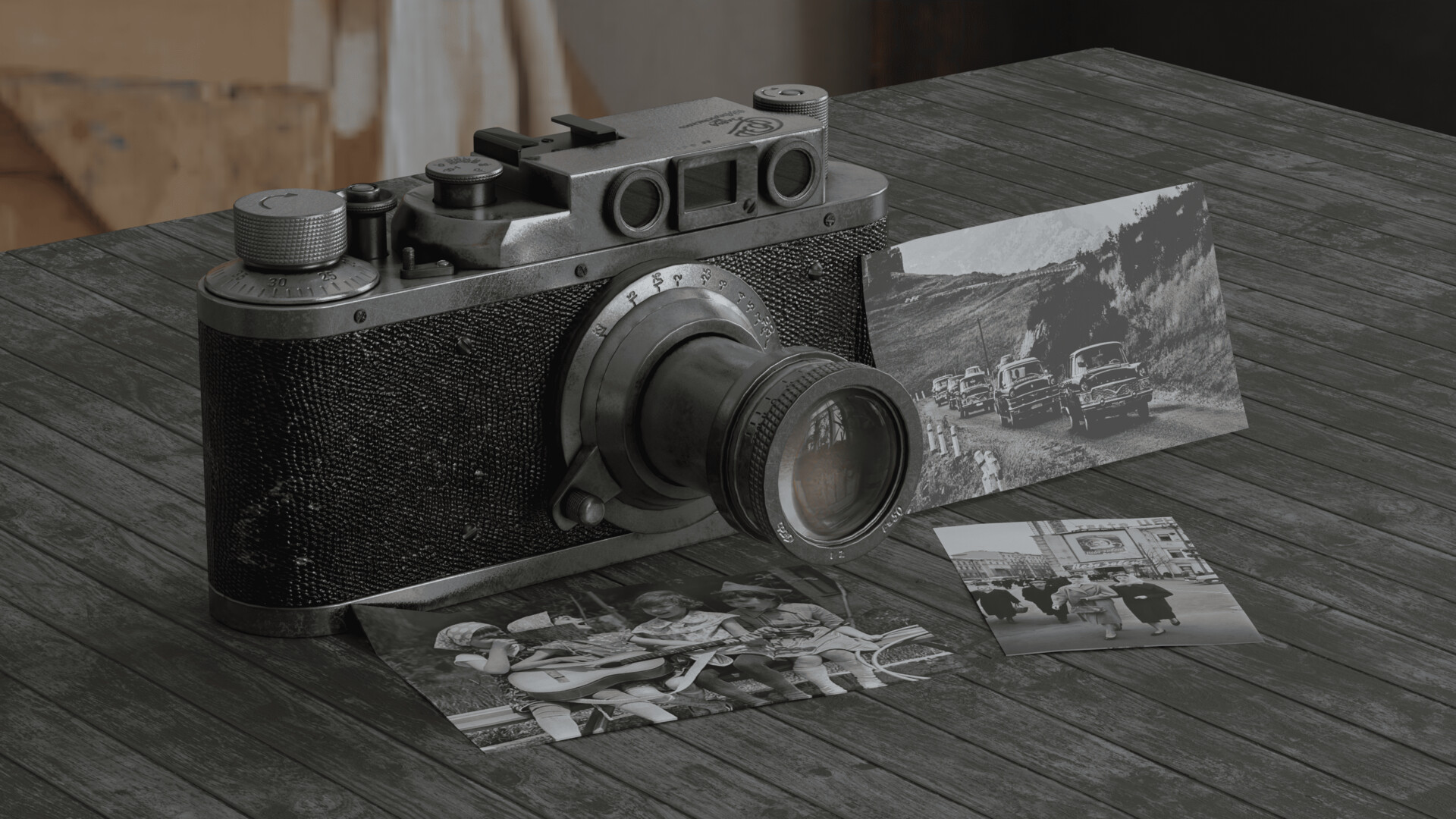 ArtStation - Old Camera FED