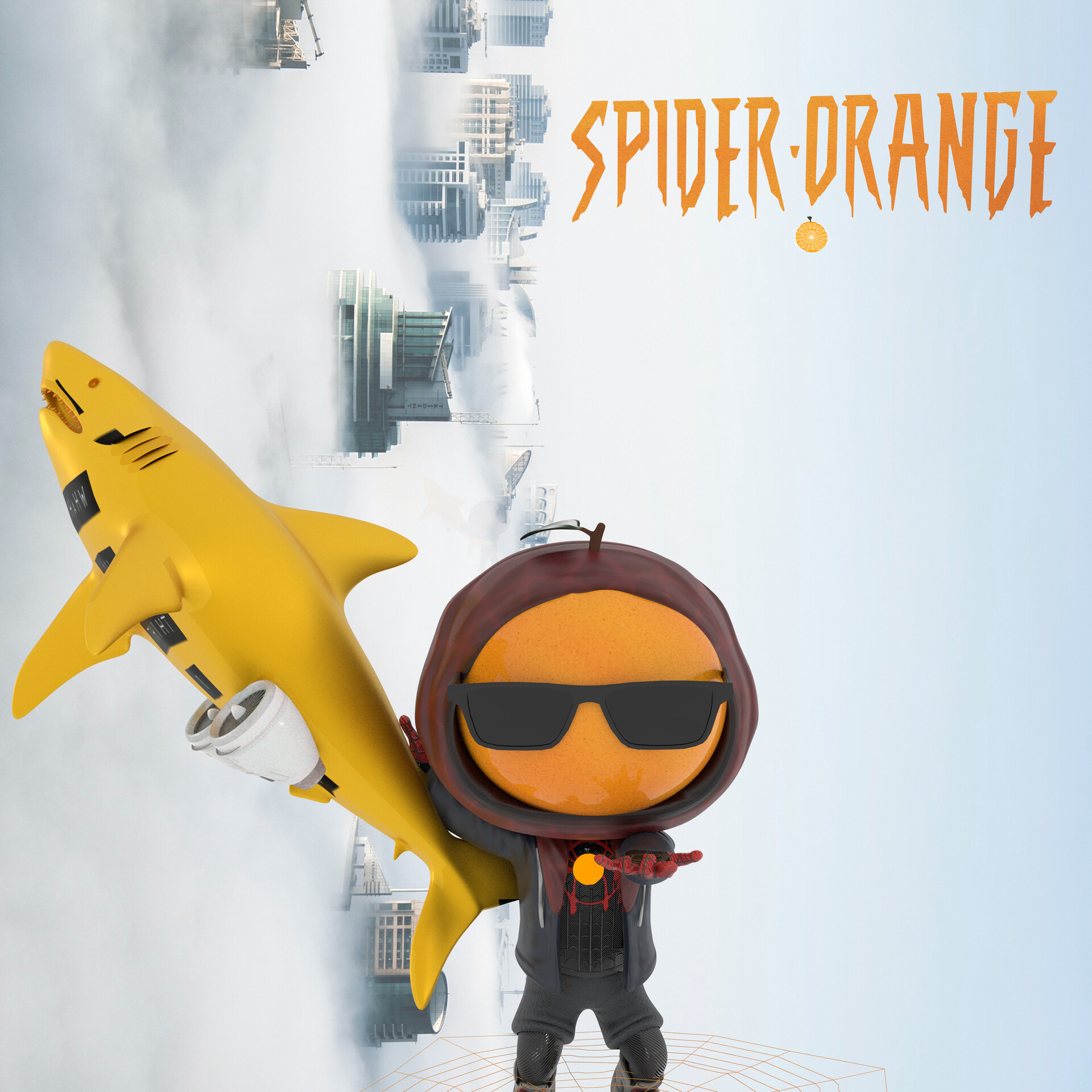 ArtStation - Orange Bait 0011: Spider-Orange