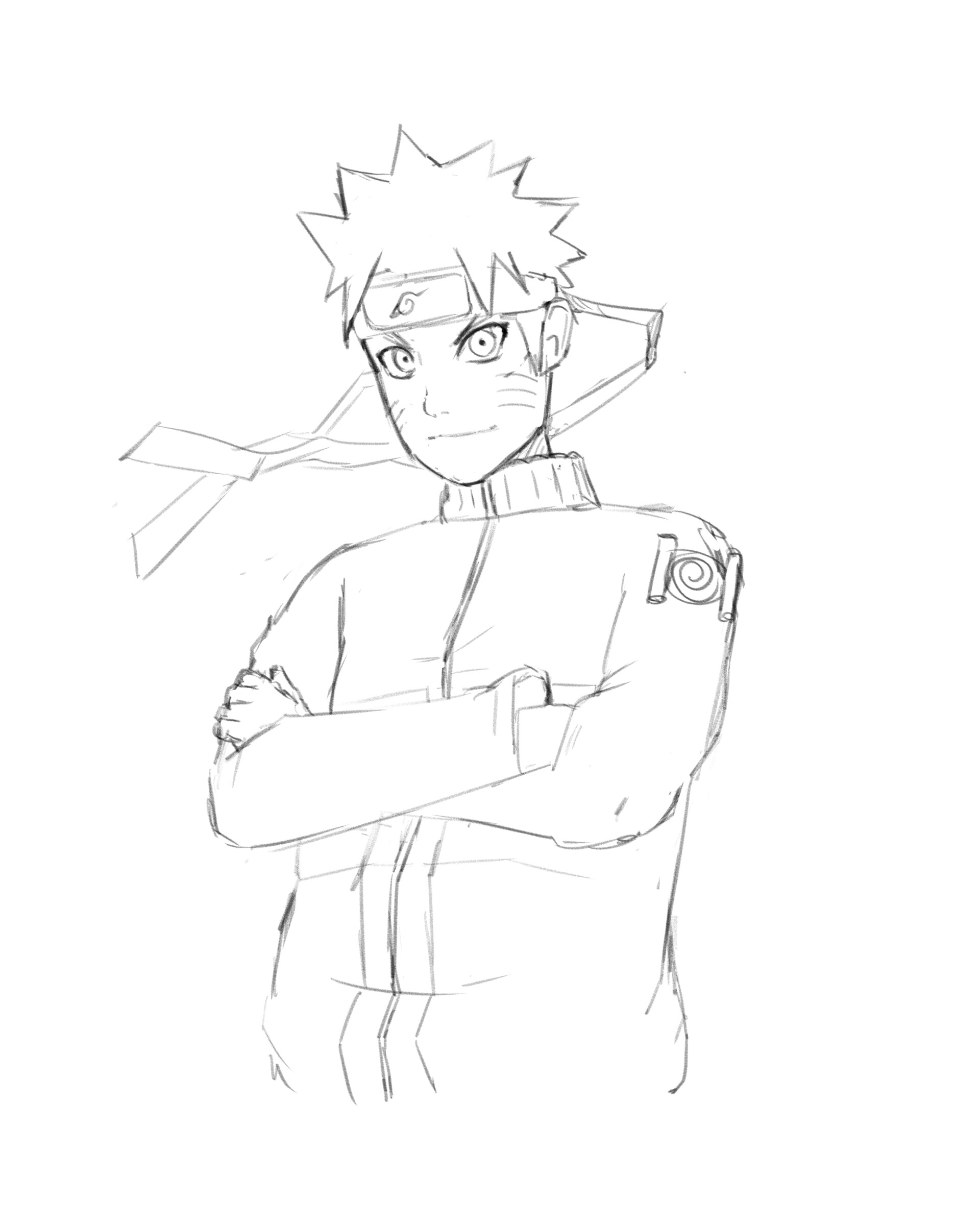 ArtStation - Naruto Sketch