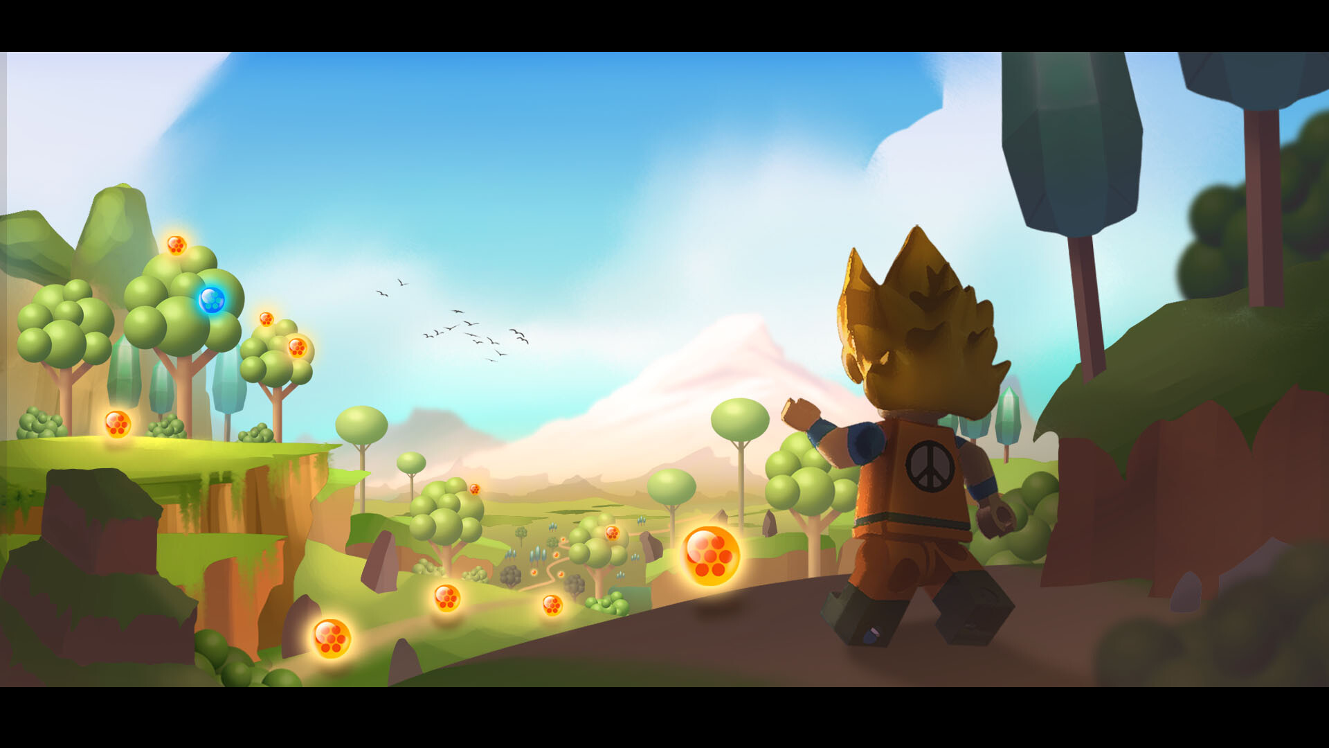 ArtStation - Endless Runner_concept art game_Title:Go Ball