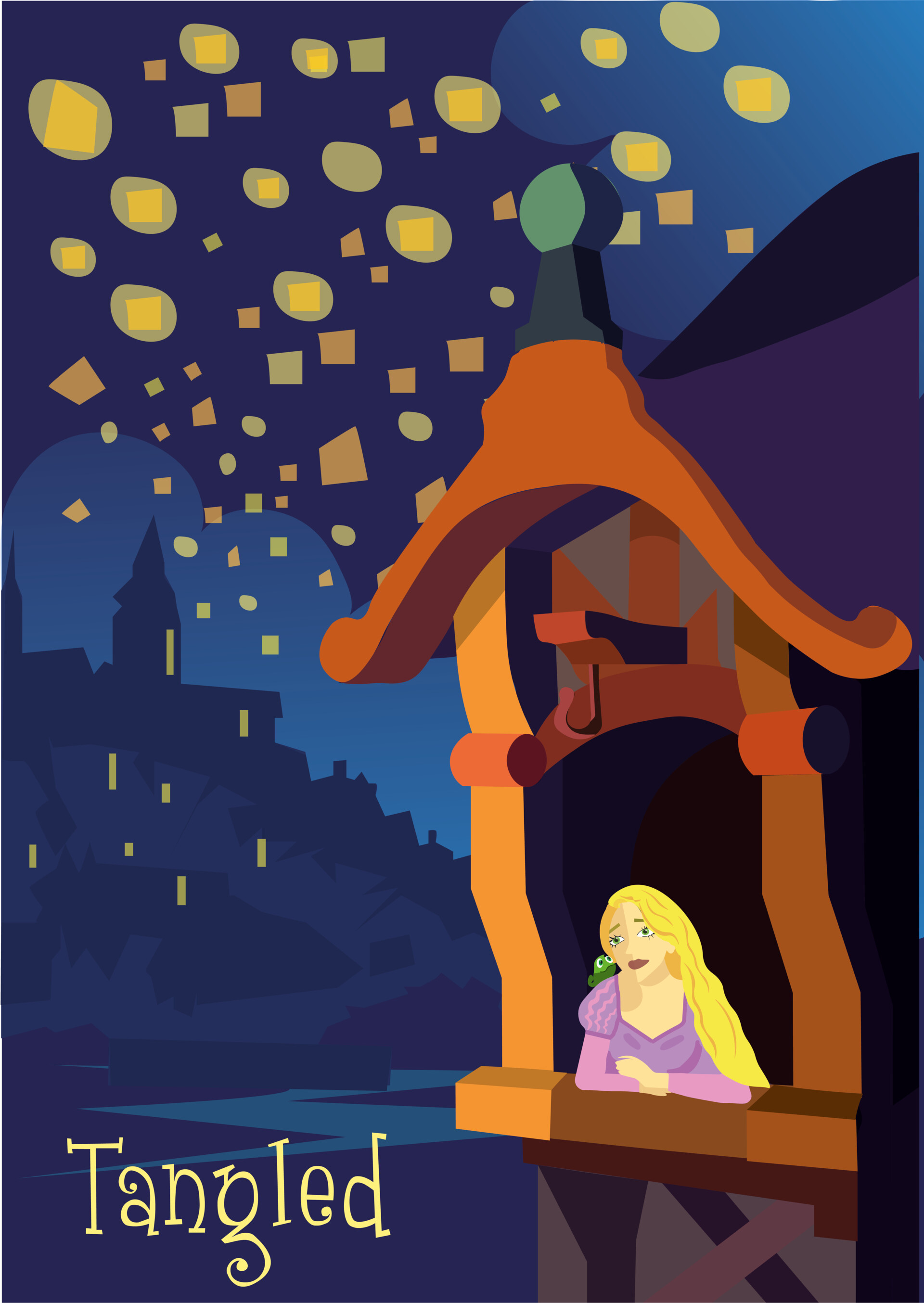 Tangled Movie Poster