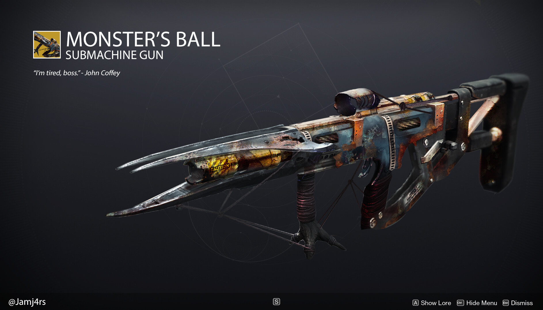 Jamison Peel - Soulless One Exotic Sidearm Concept & Monster's Ball ...