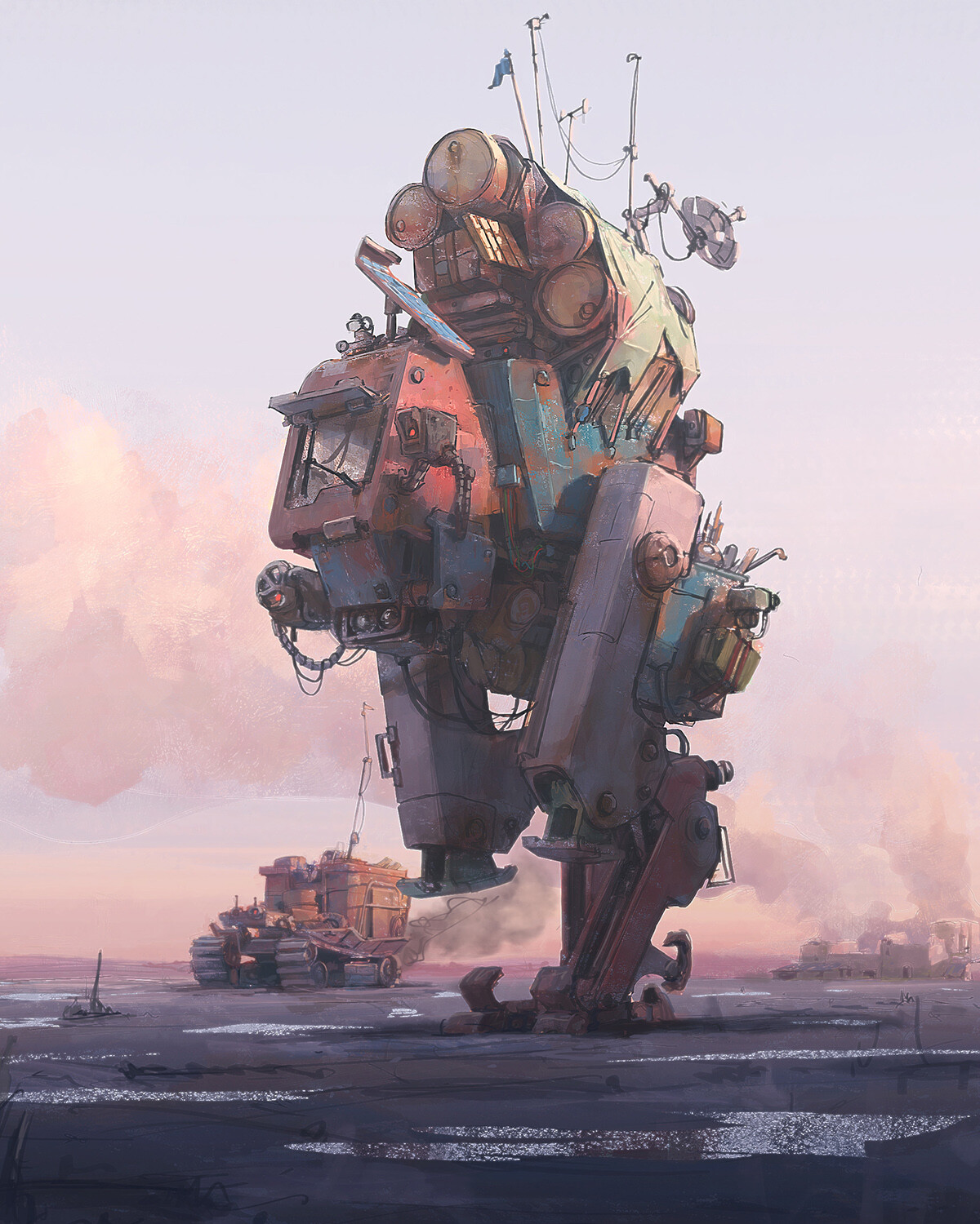 ArtStation - Transport Mech