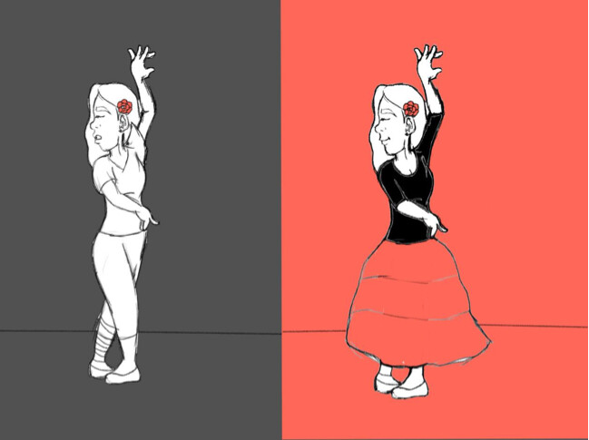 ArtStation - Dancing For you Storyboard 3
