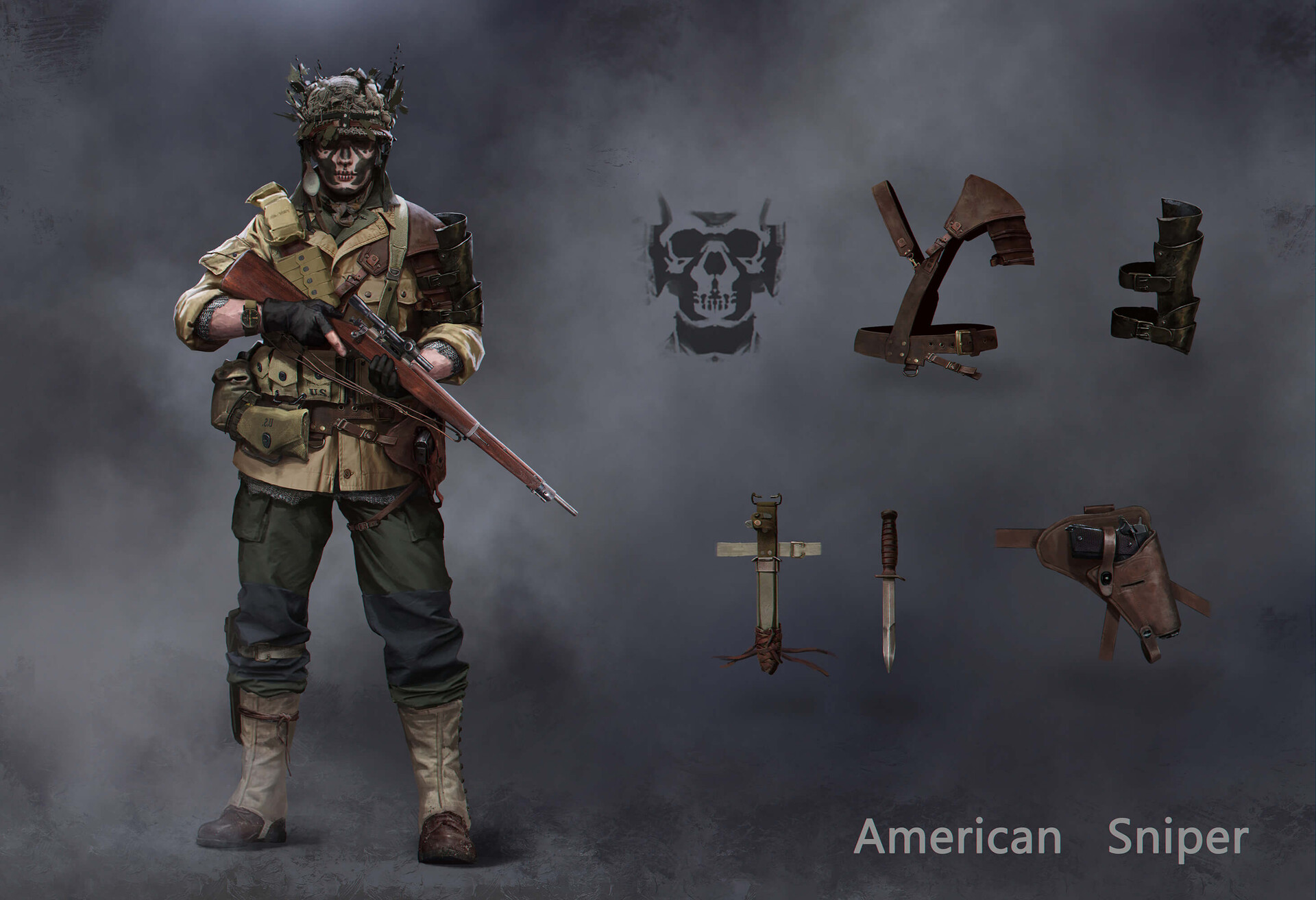 ArtStation - American Sniper